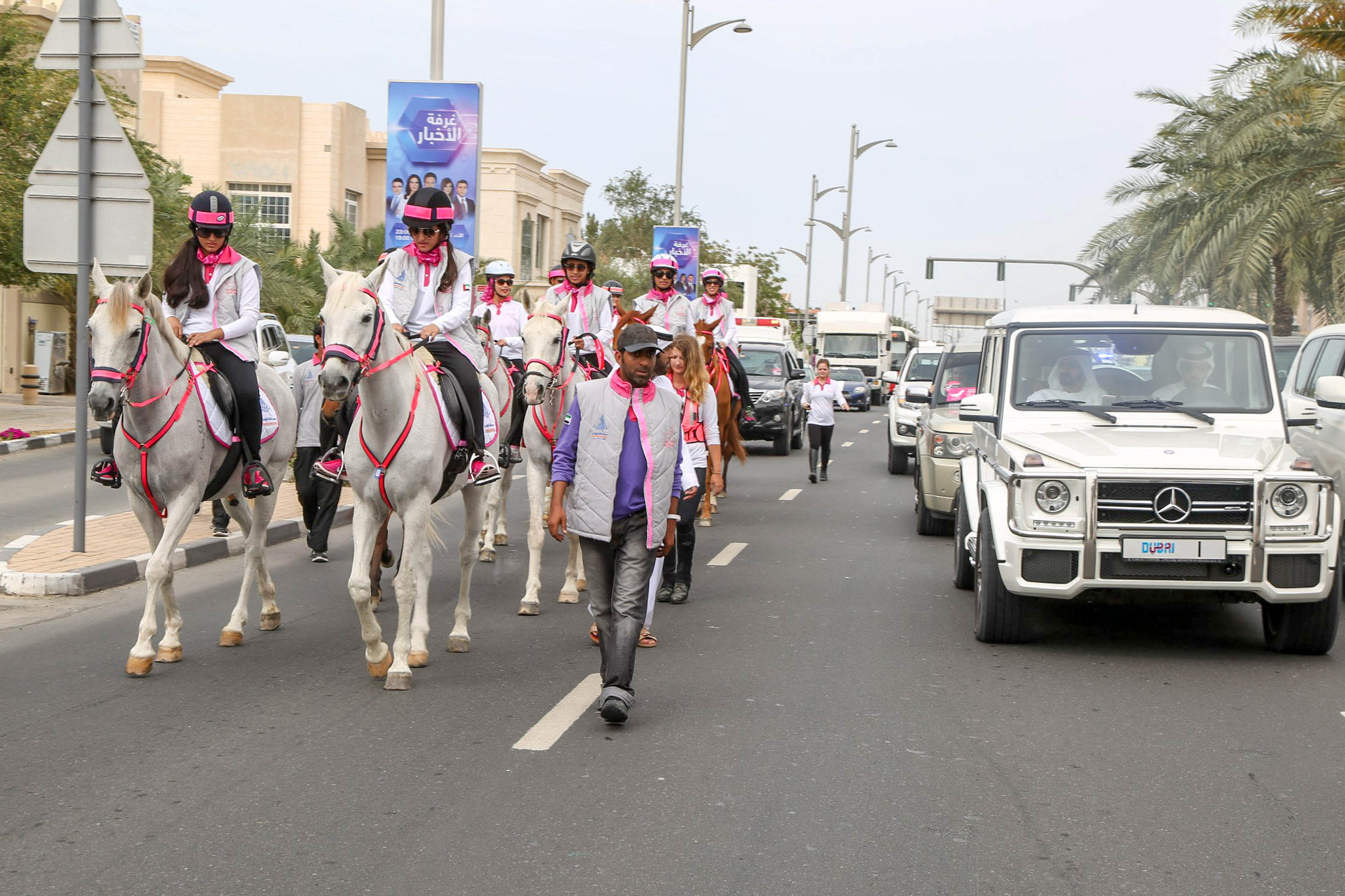 Mohammed bin Rashid witnesses annual Pink Caravan Ride