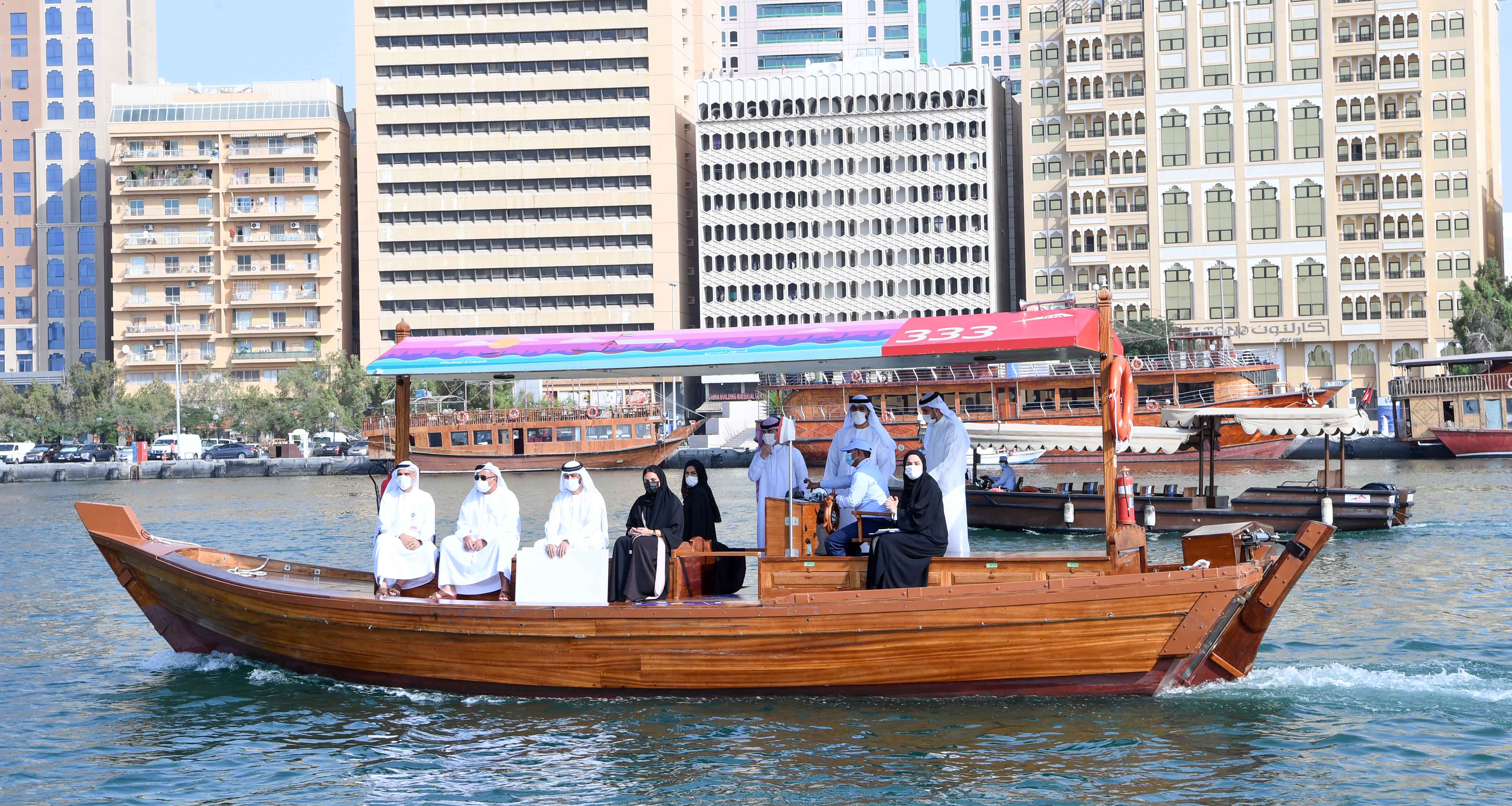 Al Tayer launches the enhanced new generation of traditional wooden Abras