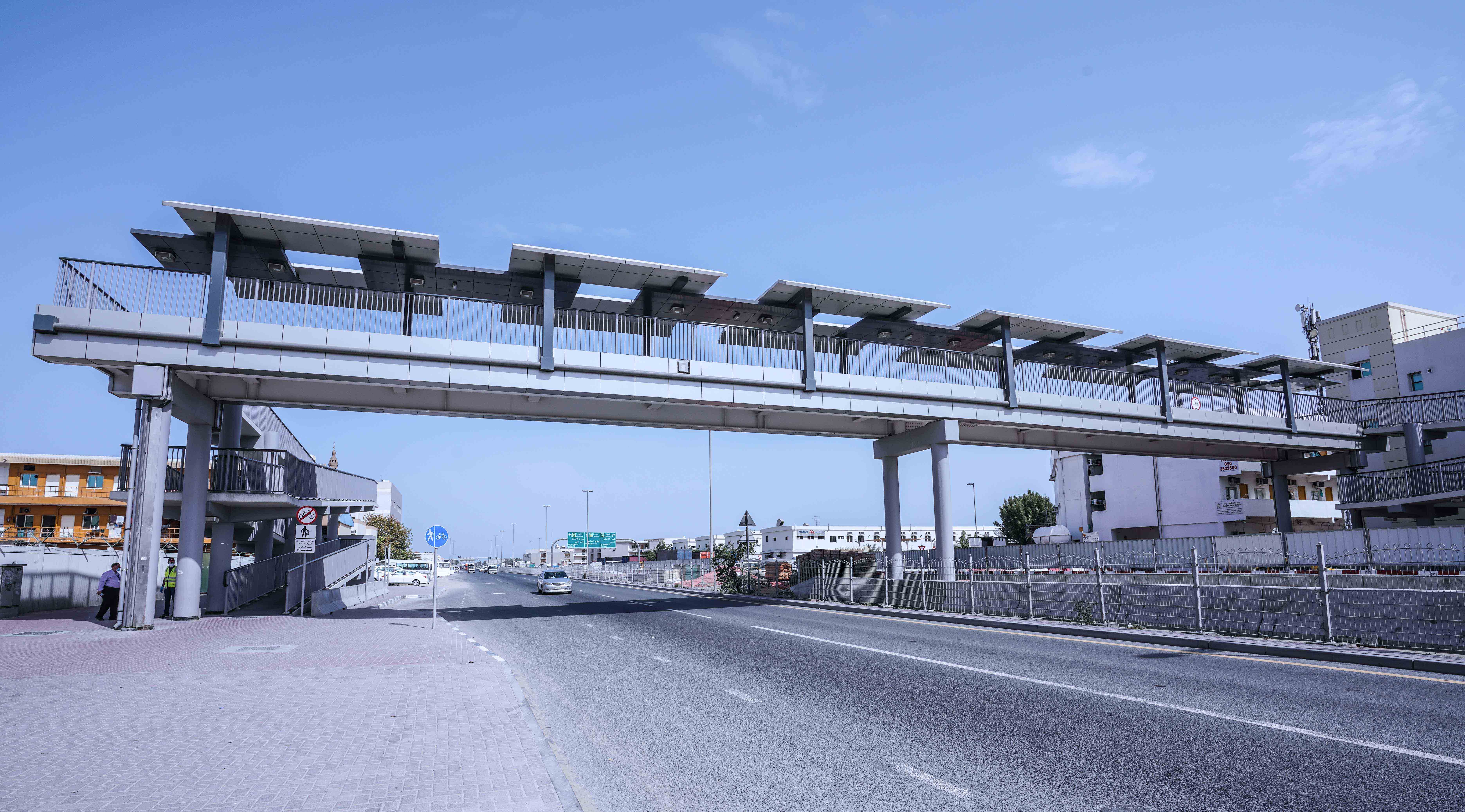 RTA opens footbridges at Khalid bin Al Waleed, Al Marabea' Street