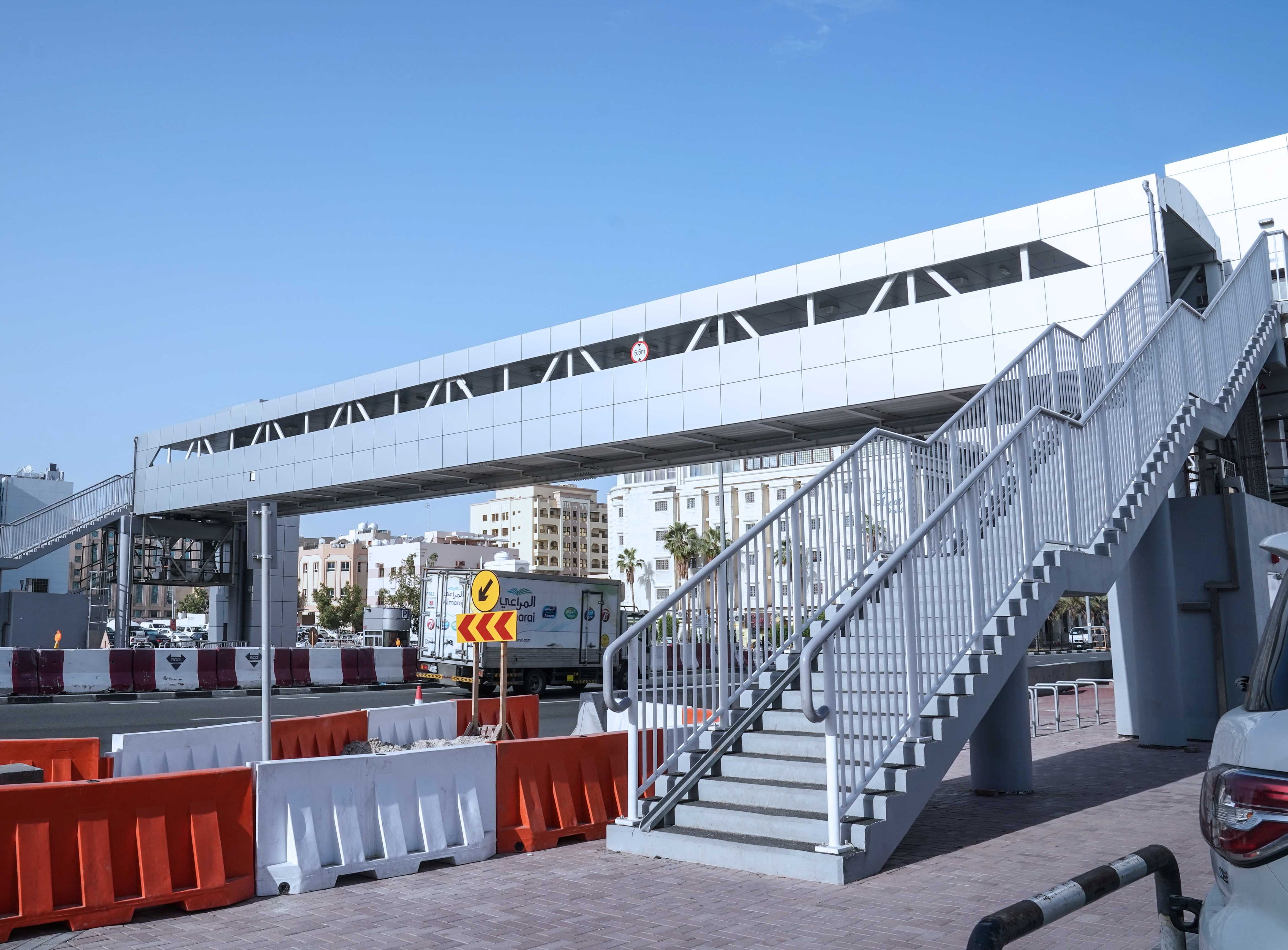 RTA opens footbridges at Khalid bin Al Waleed, Al Marabea' Street