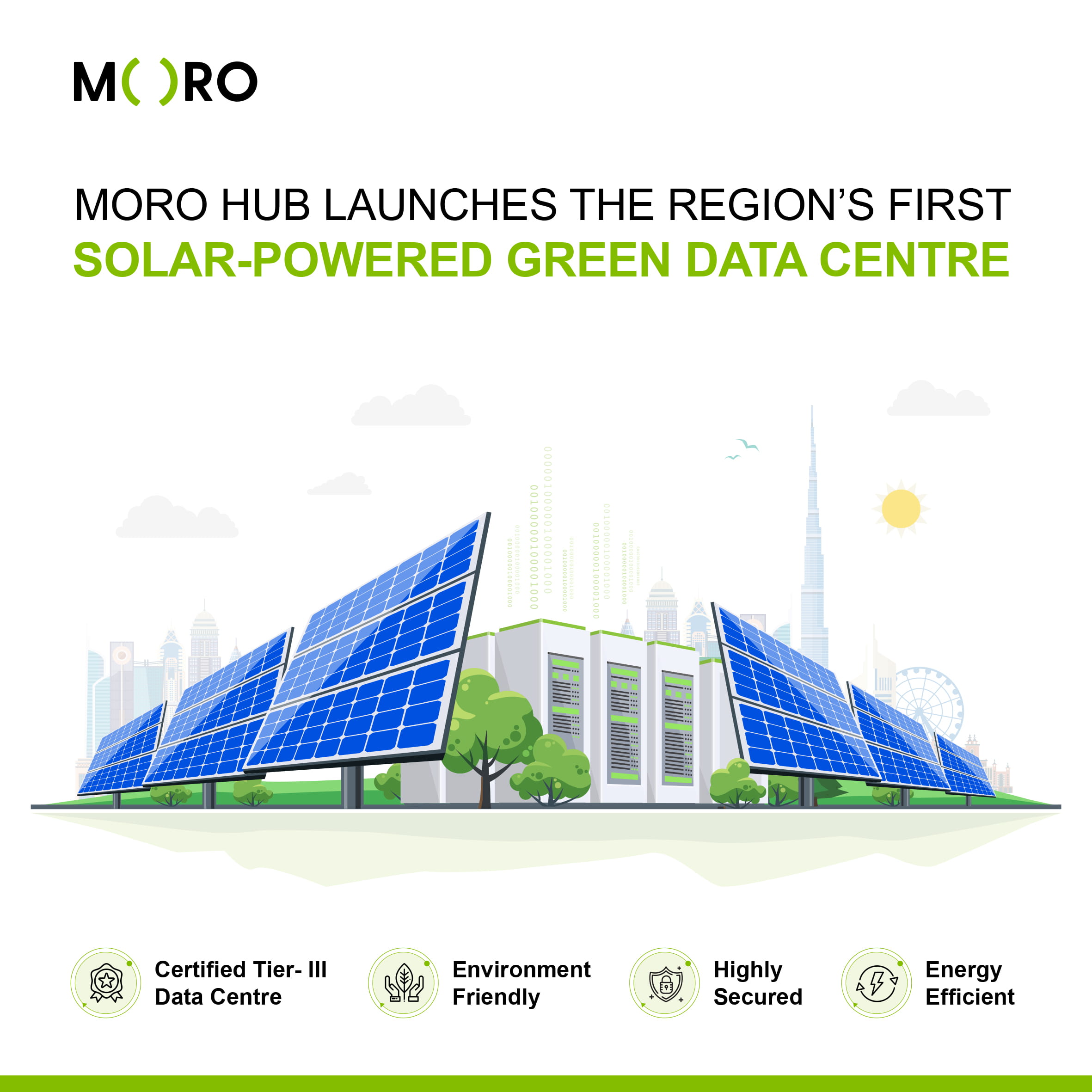 Moro Hub launches the region’s first solar-powered Green Data Centre at ...