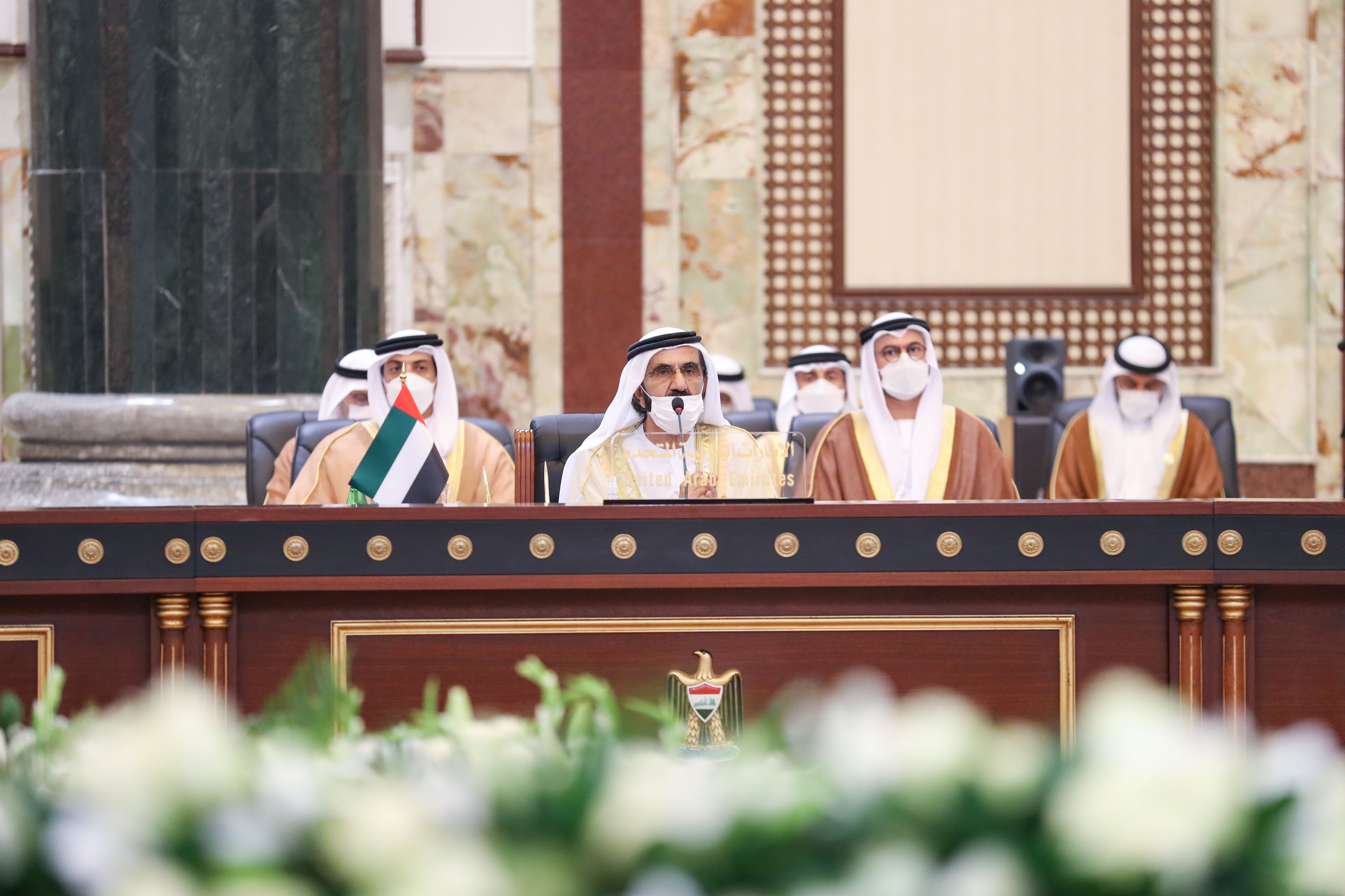 Mohammed bin Rashid heads UAE delegation to ‘Baghdad Conference for ...