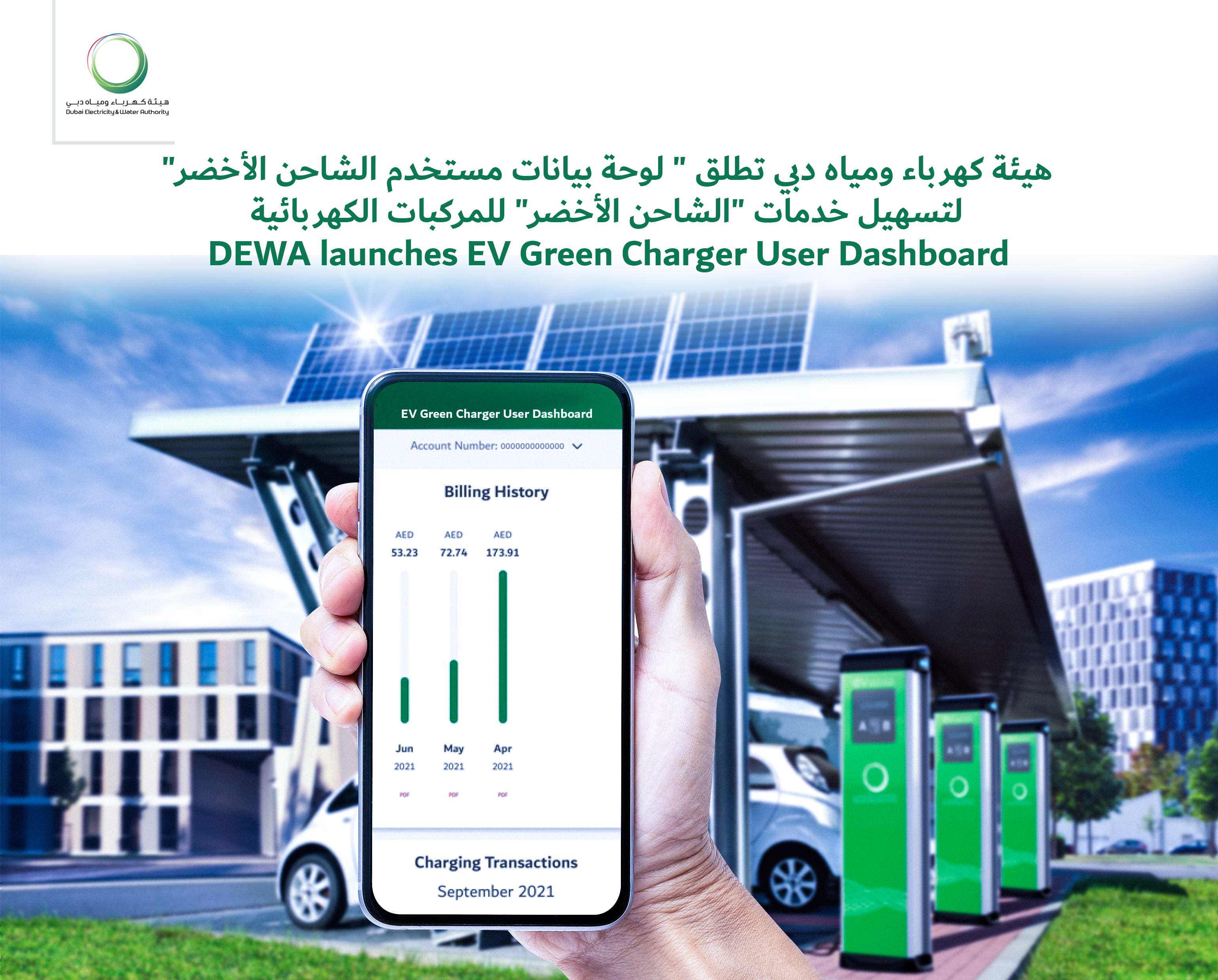 Dewa ev green charger store