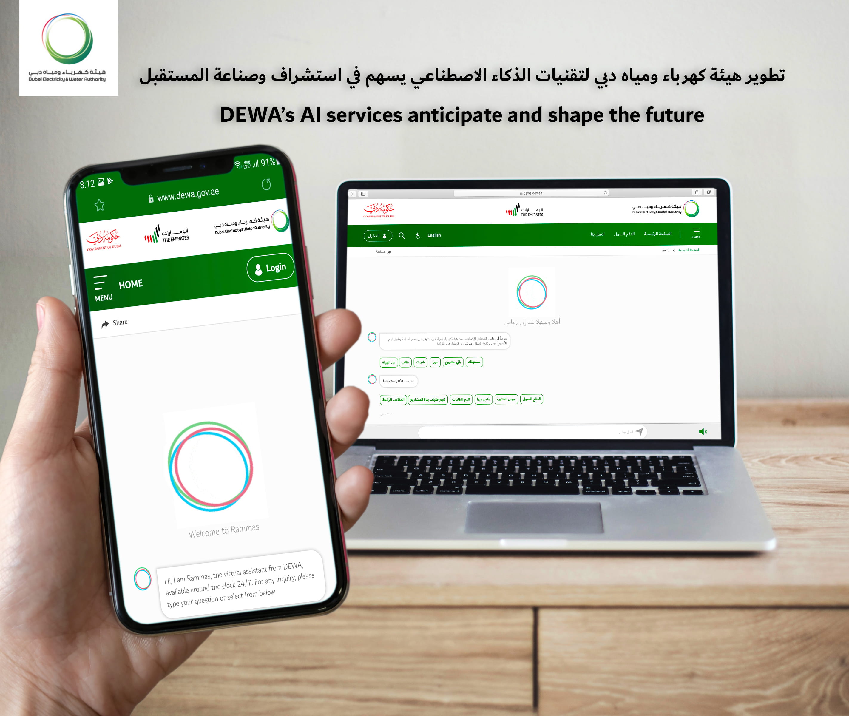 DEWA’s AI services anticipate and shape the future