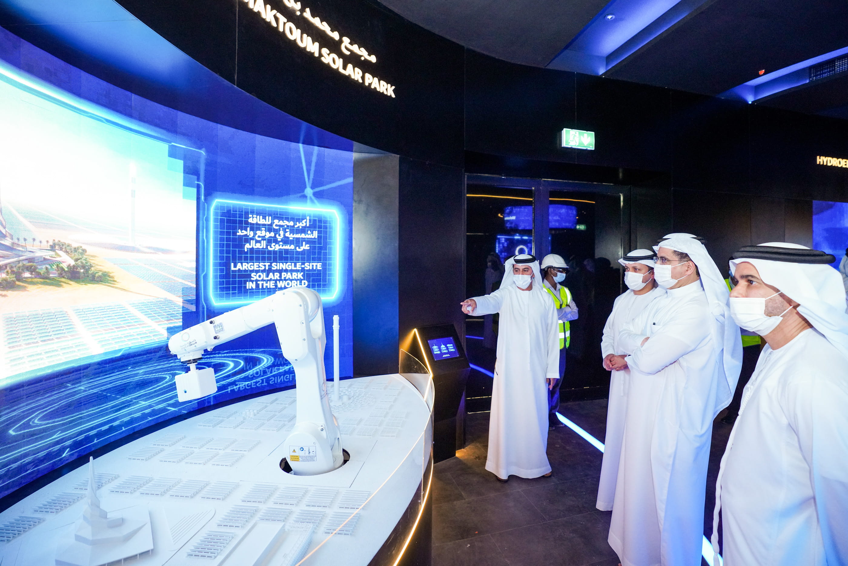 HE Saeed Mohammed Al Tayer inspects DEWA’s pavilion at Expo 2020 Dubai