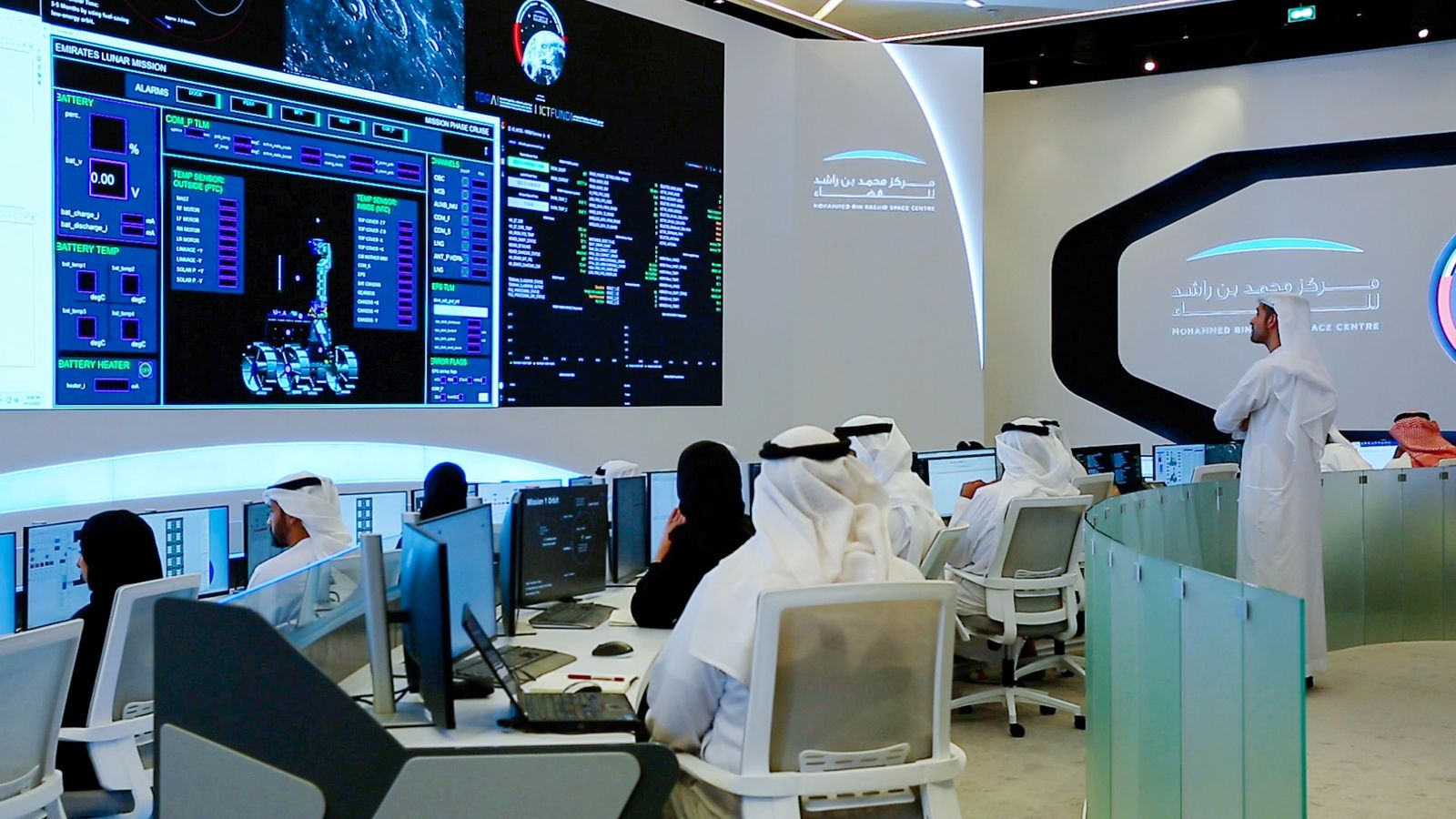 Mohammed Bin Rashid Space Centre establishes communication with Rashid ...