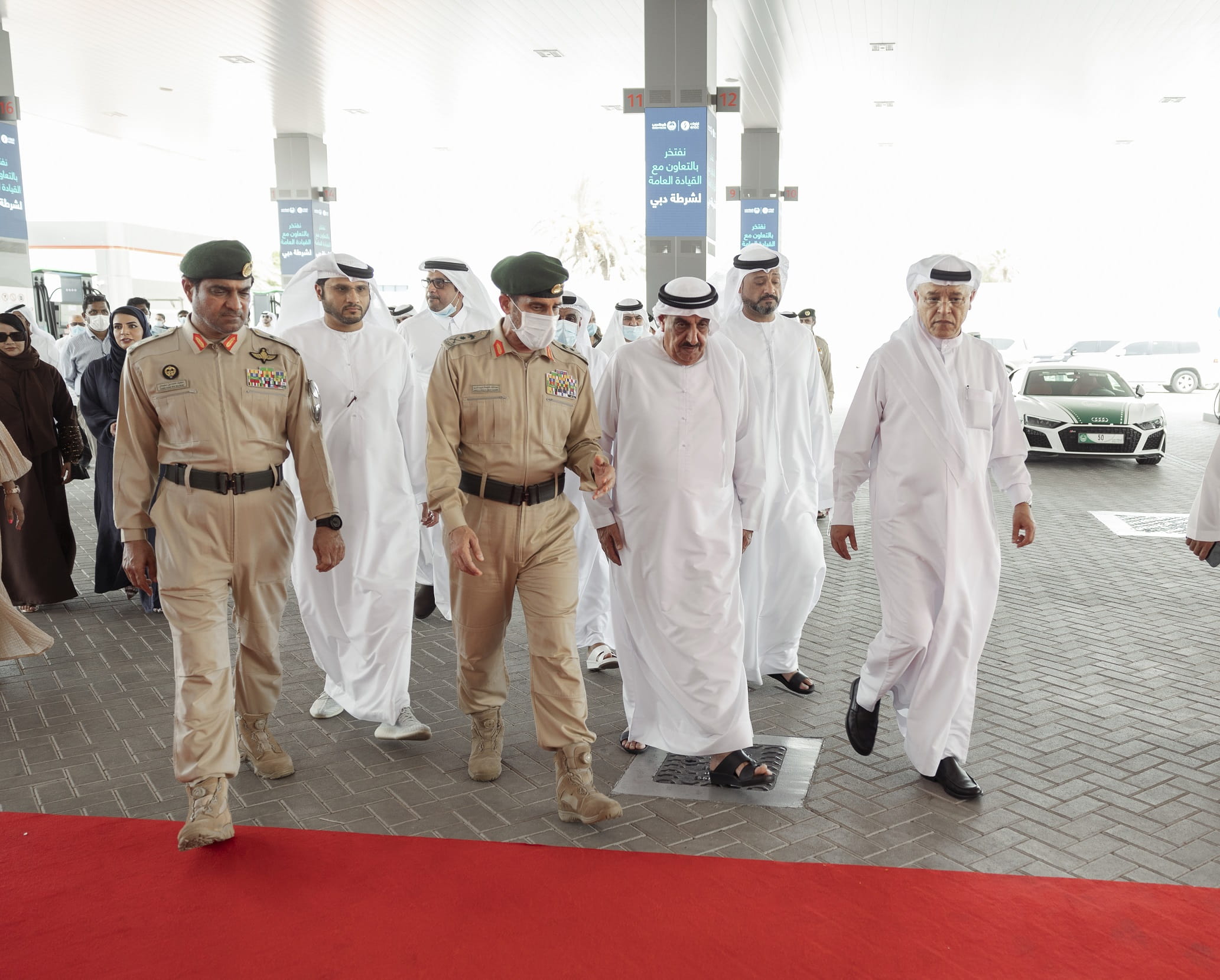 Dubai Police Commander-in-Chief opens ENOC’s newest Service station