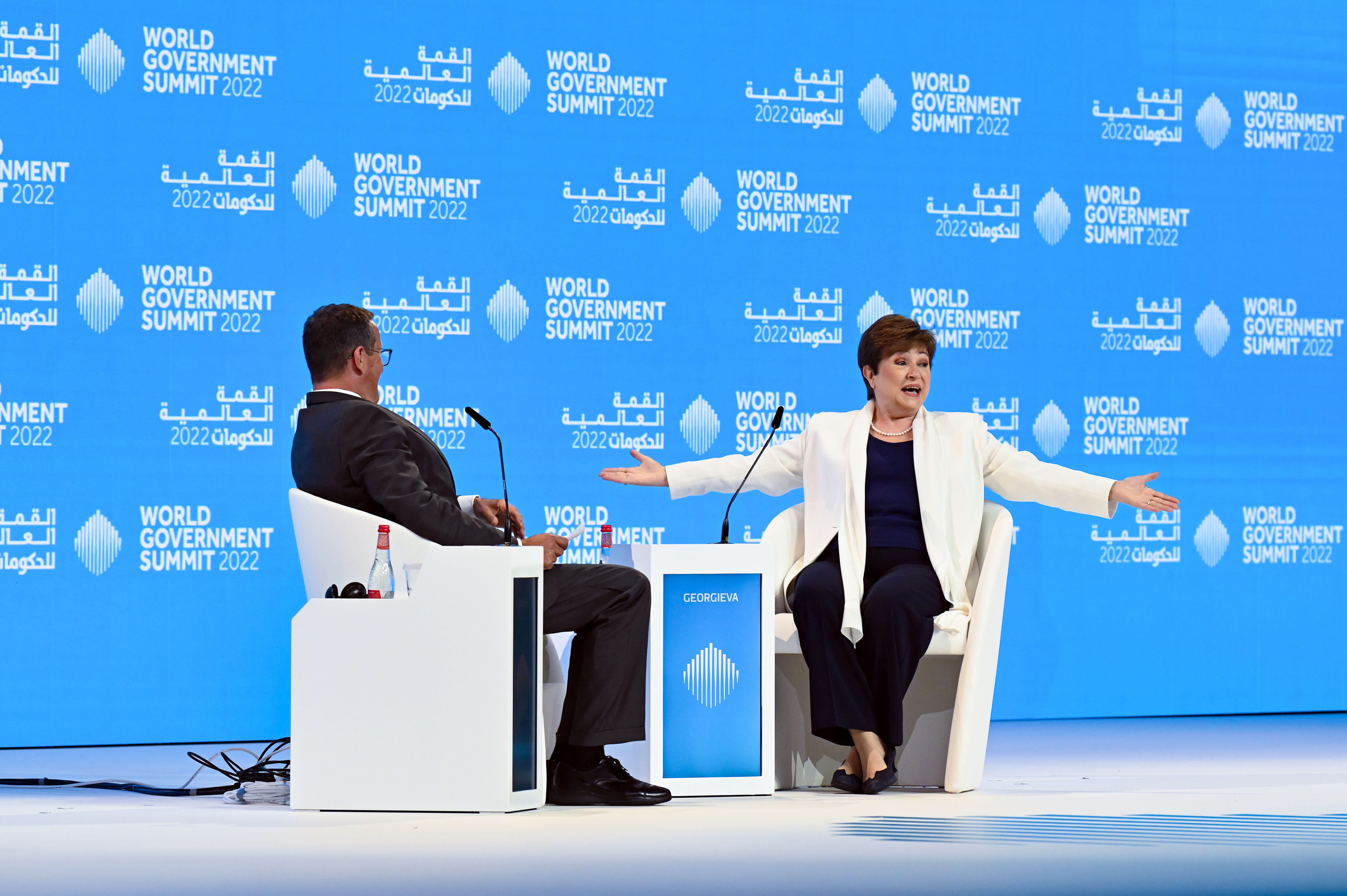Mohammed bin Rashid attends IMF Managing Director’s address at the ...