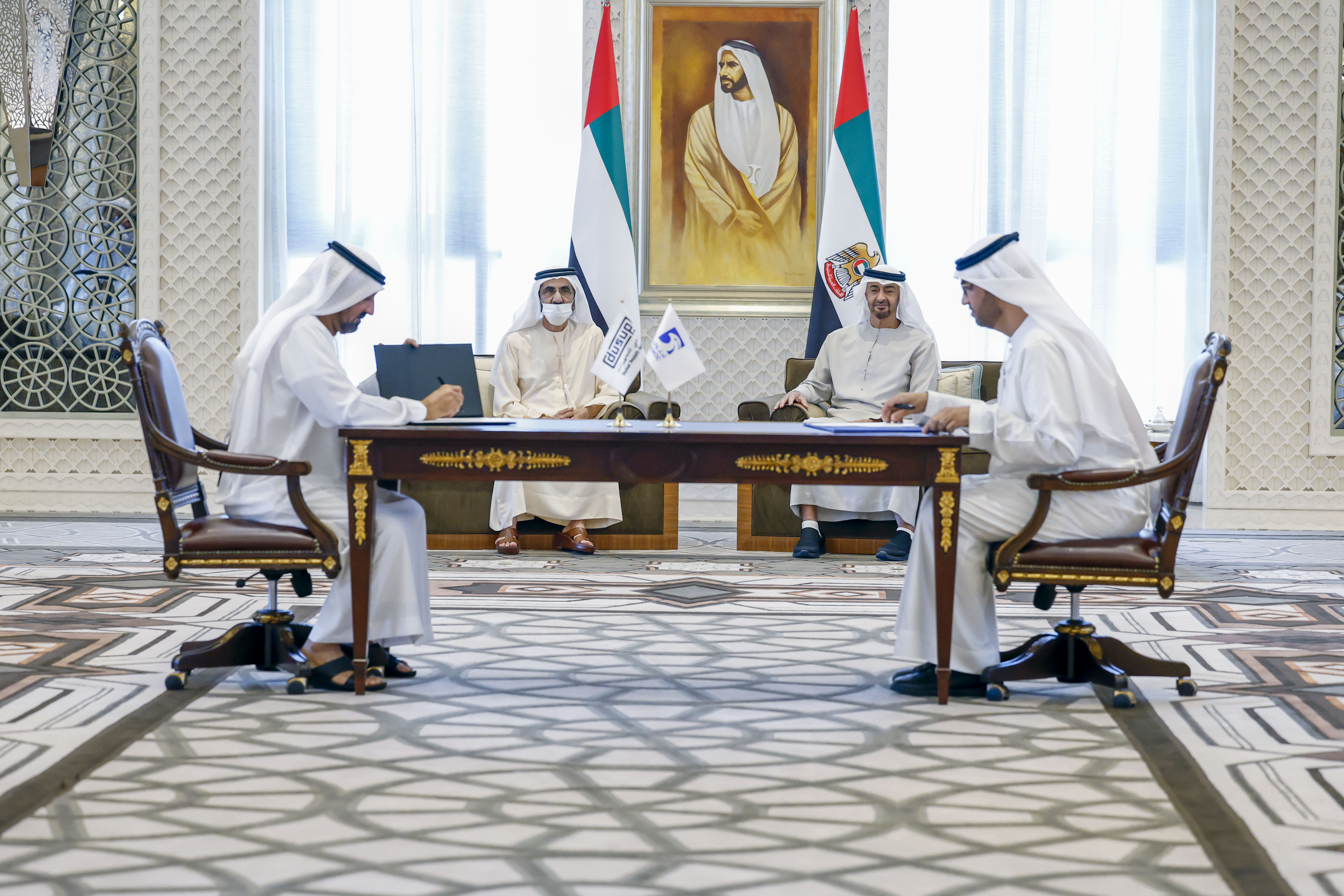 UAE President, VP witness signing of landmark gas sales agreement ...