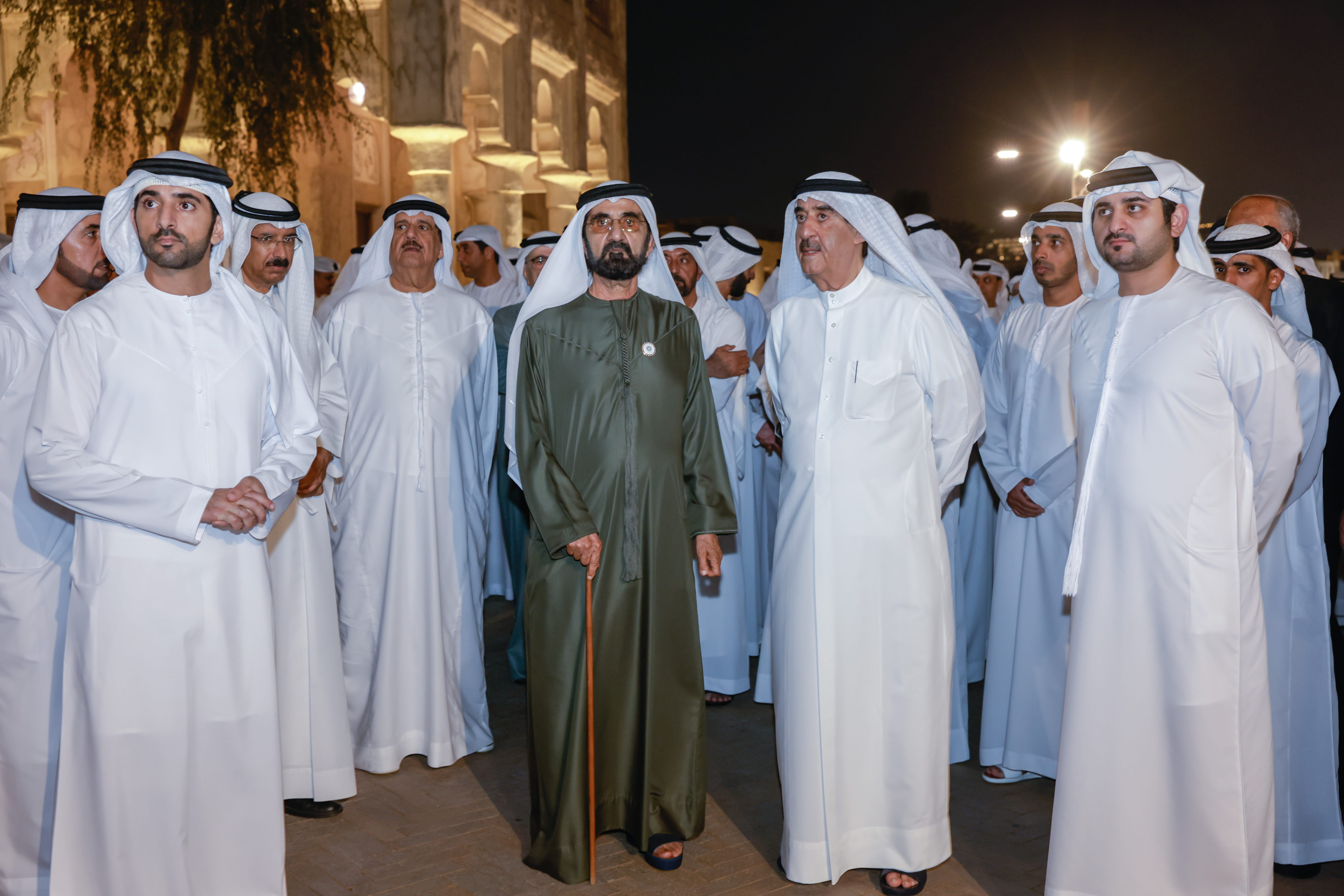 Mohammed bin Rashid meets with the Ruler of Umm Al Quwain