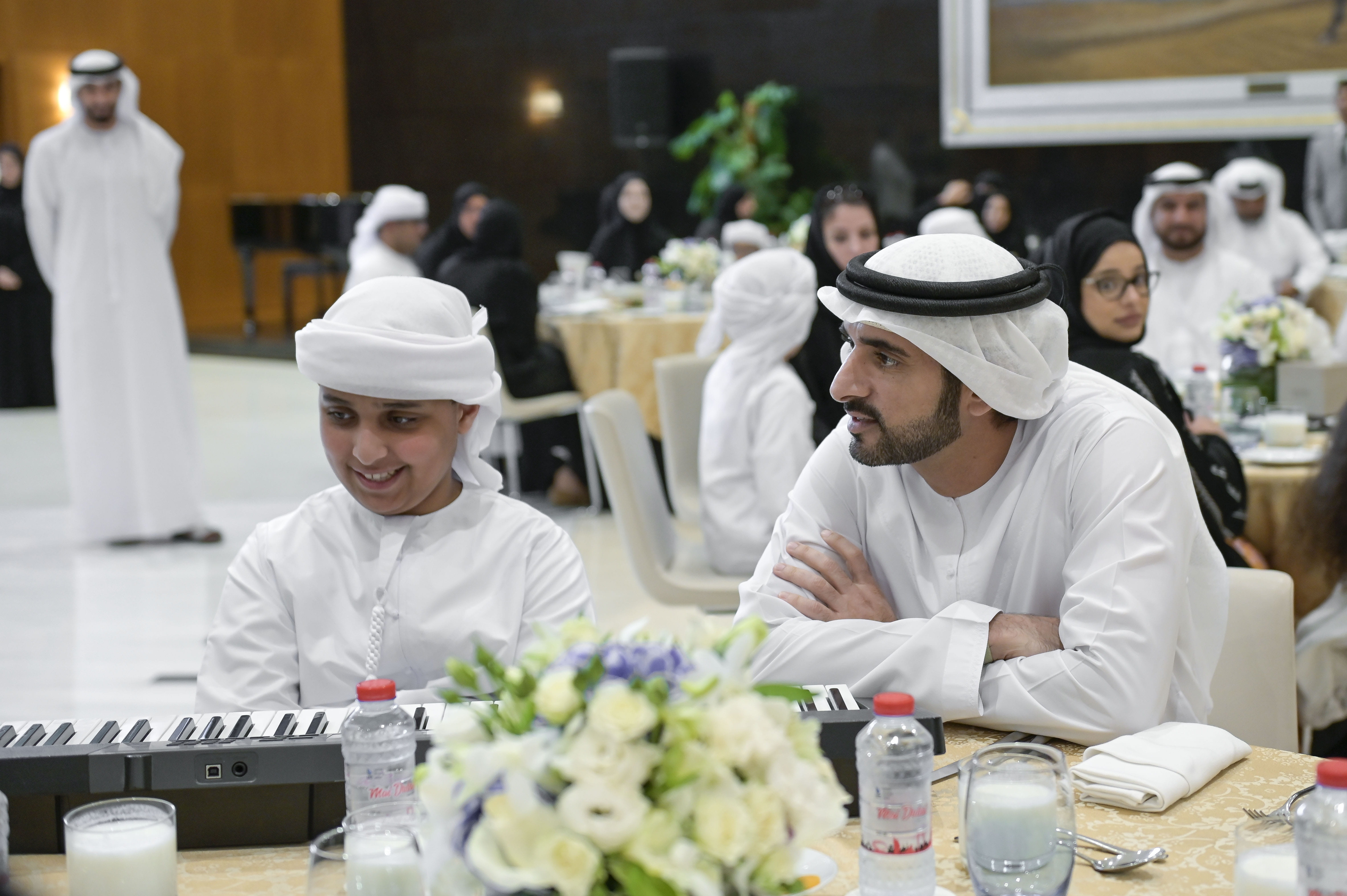 Hamdan bin Mohammed attends Iftar banquet with autistic children and ...