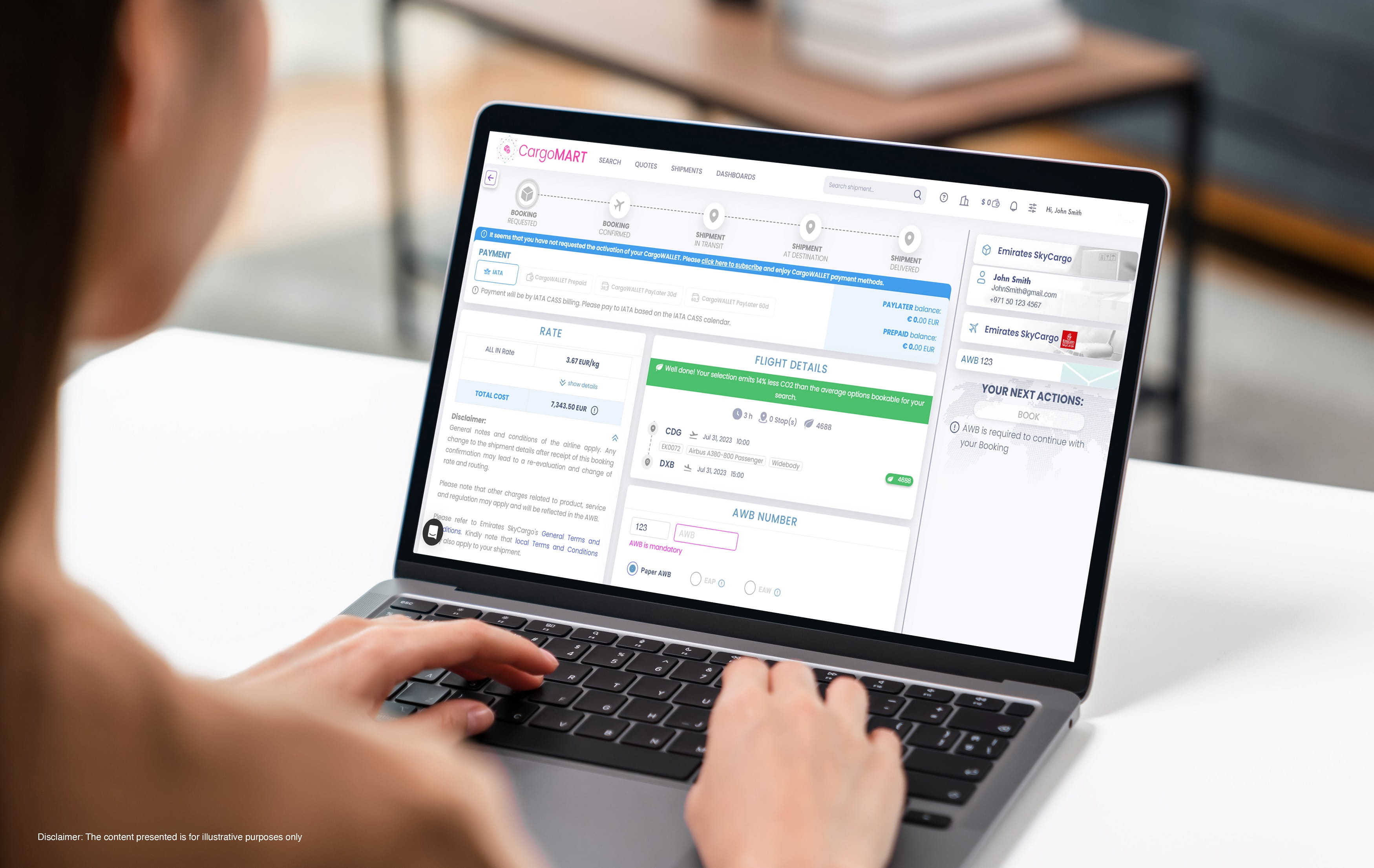 Emirates SkyCargo advances its digital customer experience with CargoAi