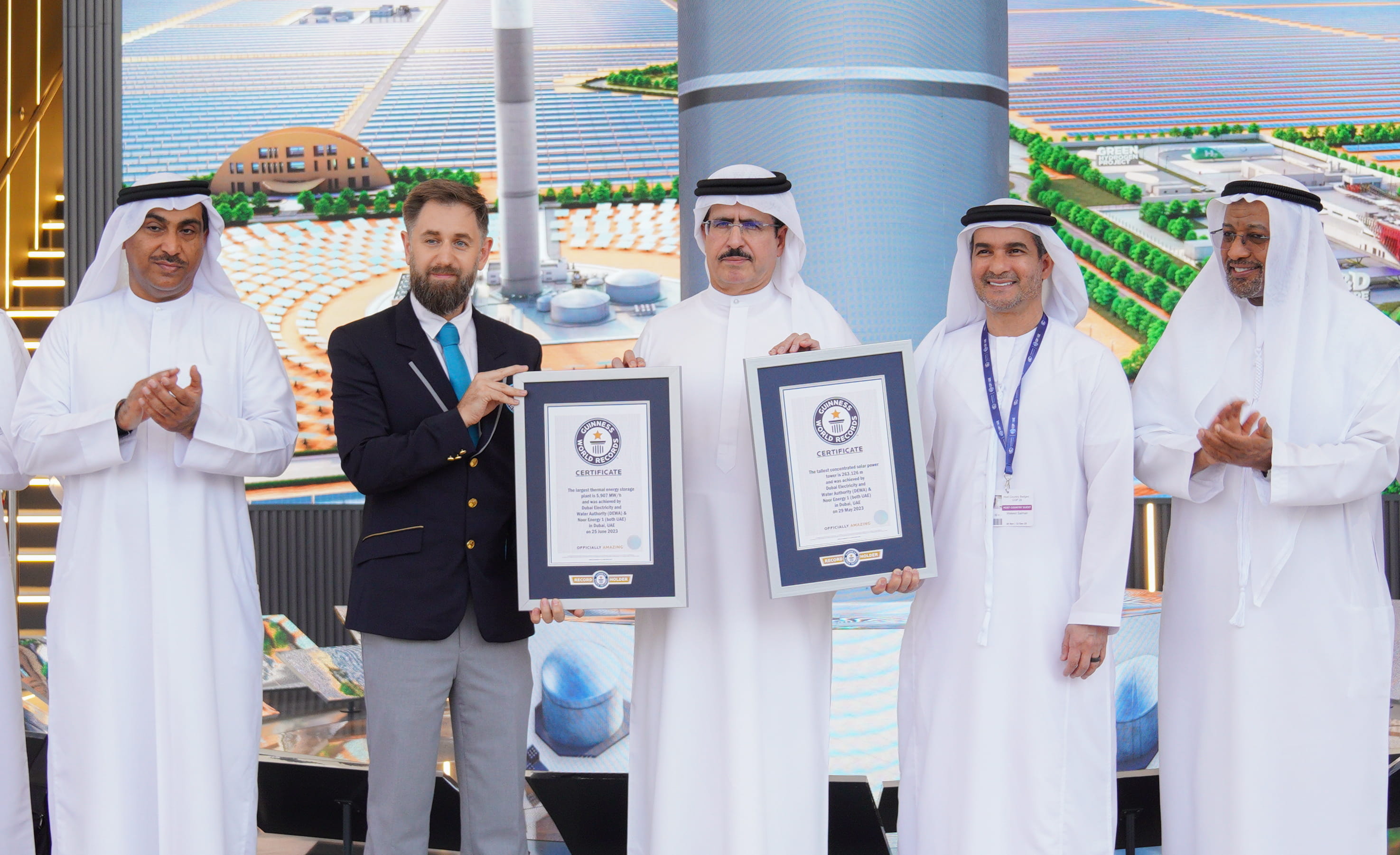 DEWA’s Mohammed bin Rashid Al Maktoum Solar Park achieves two new records