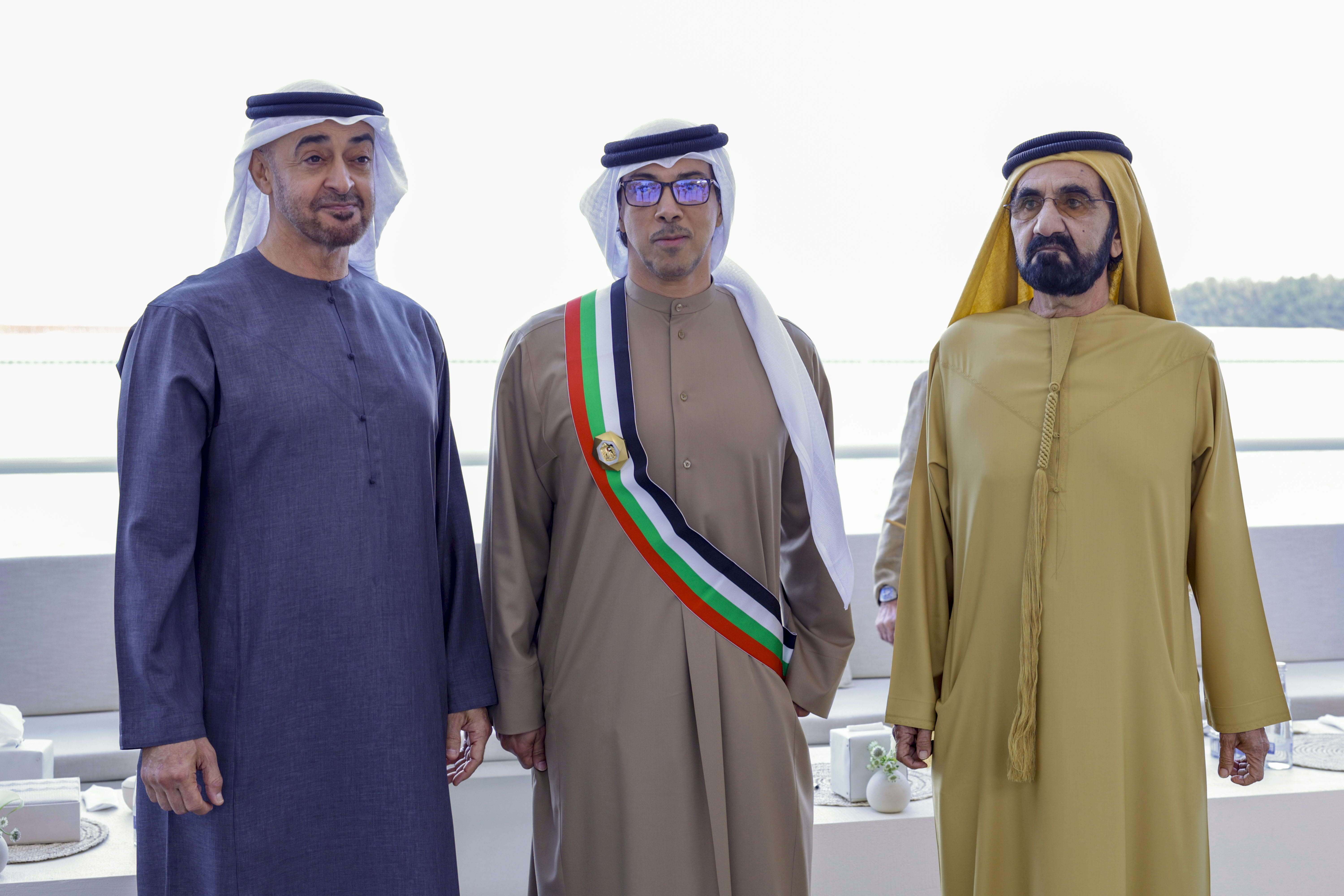 VP awards Mansour bin Zayed Mohammed bin Rashid's Scarf