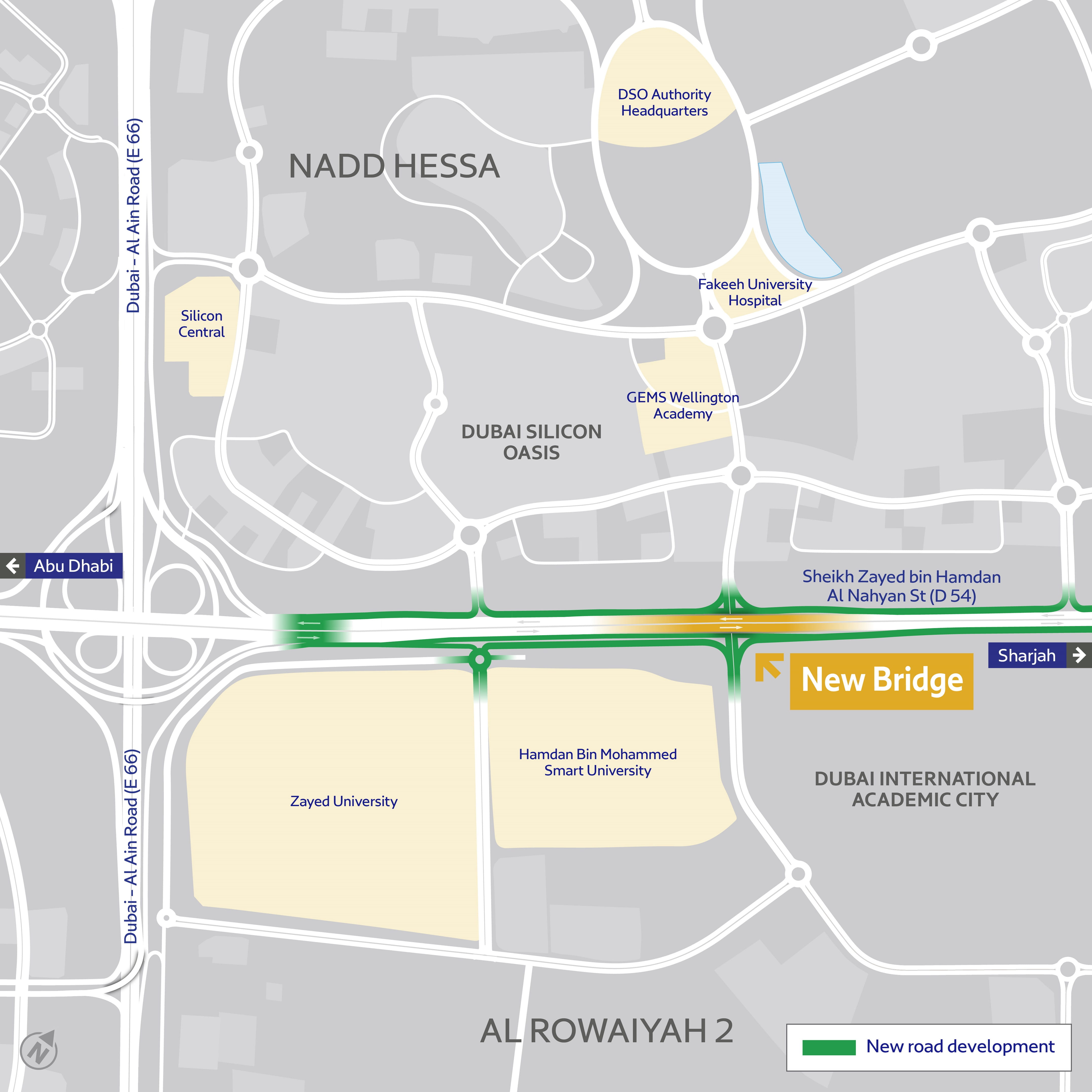 RTA opens Sheikh Zayed bin Hamdan Street