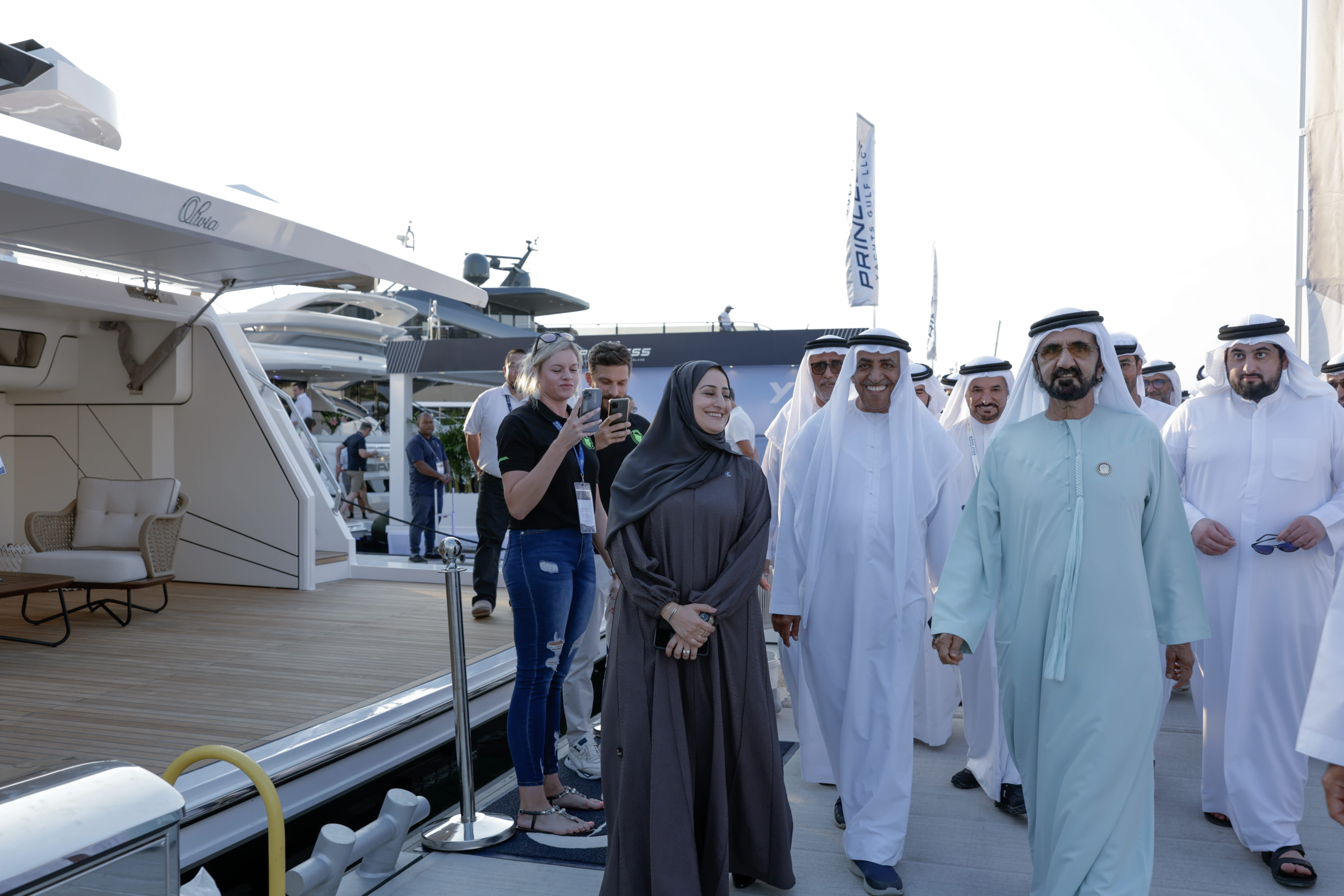 Mohammed bin Rashid visits Dubai International Boat Show 2023