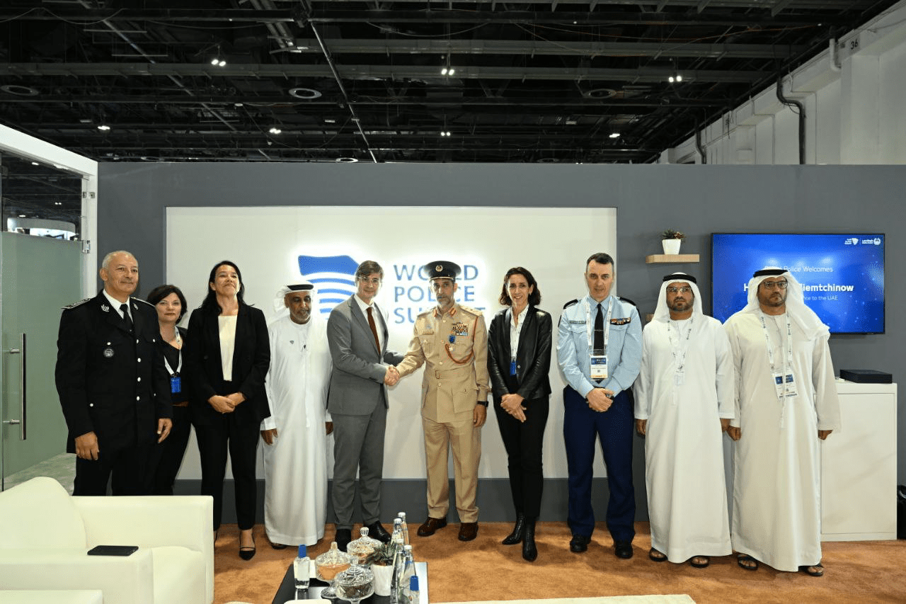 French President honours Dubai Police Commander-in-Chief