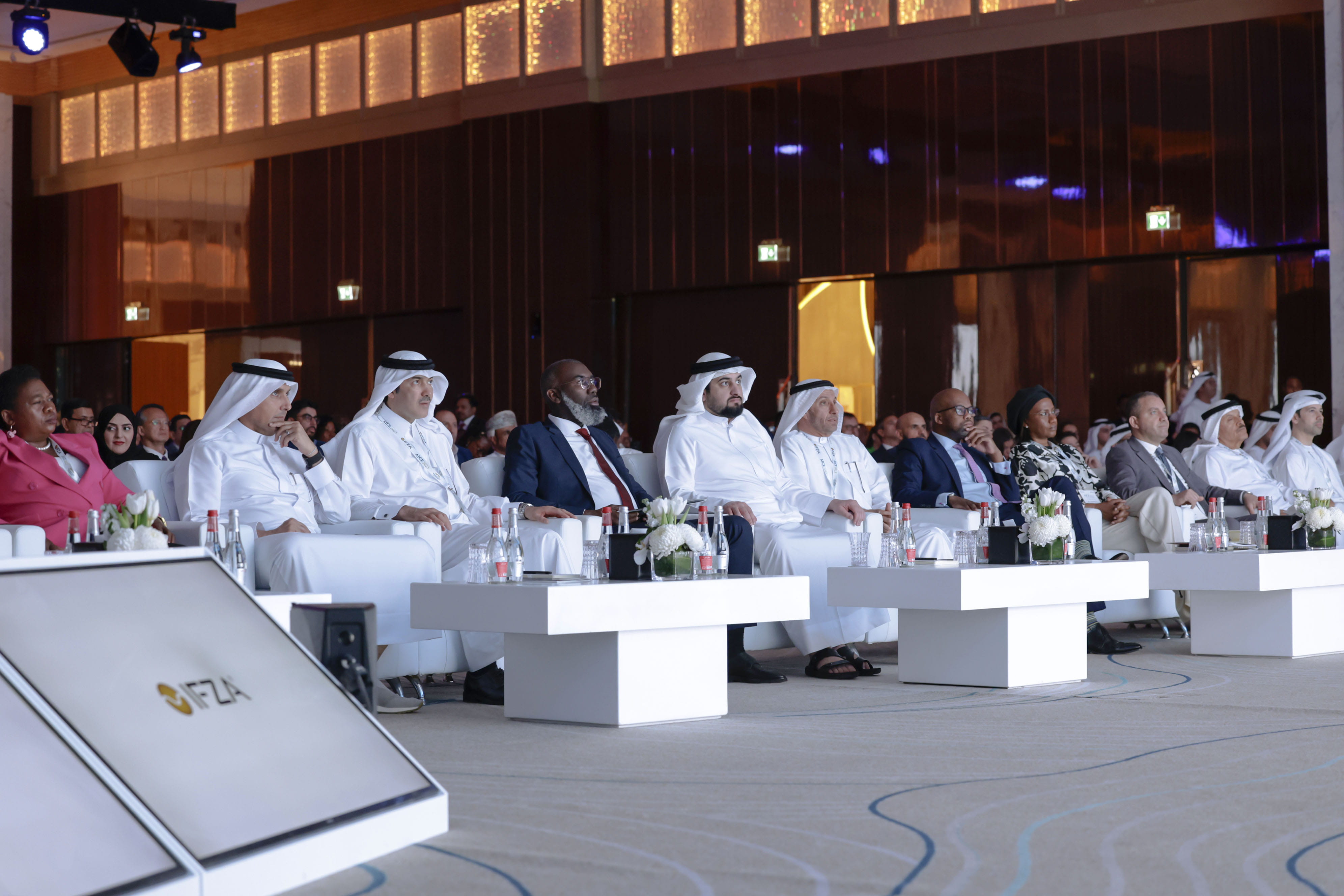Ahmed bin Mohammed attends the inauguration of World FZO’s 9th AICE