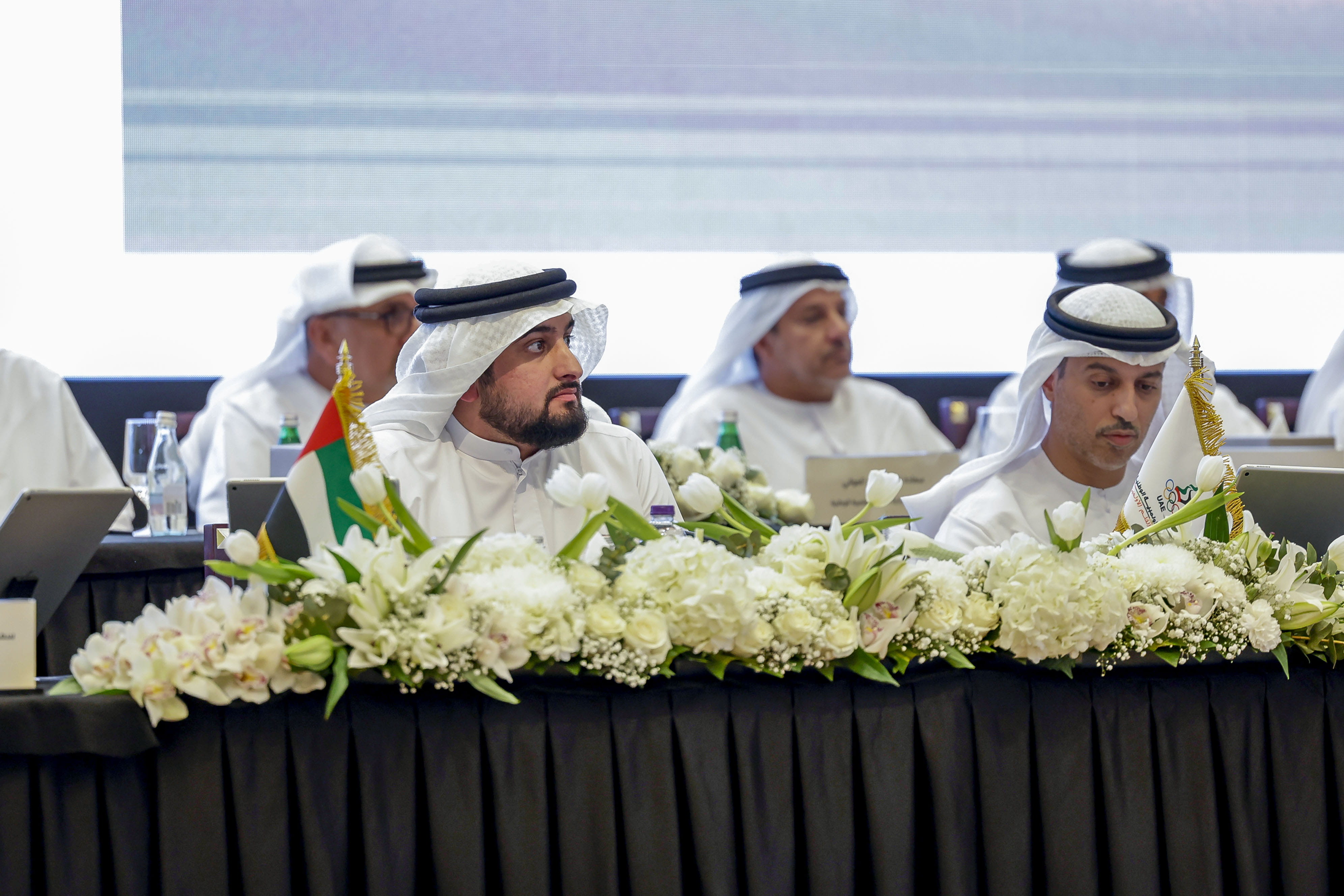Ahmed bin Mohammed chairs the Extraordinary General Assembly meeting of ...
