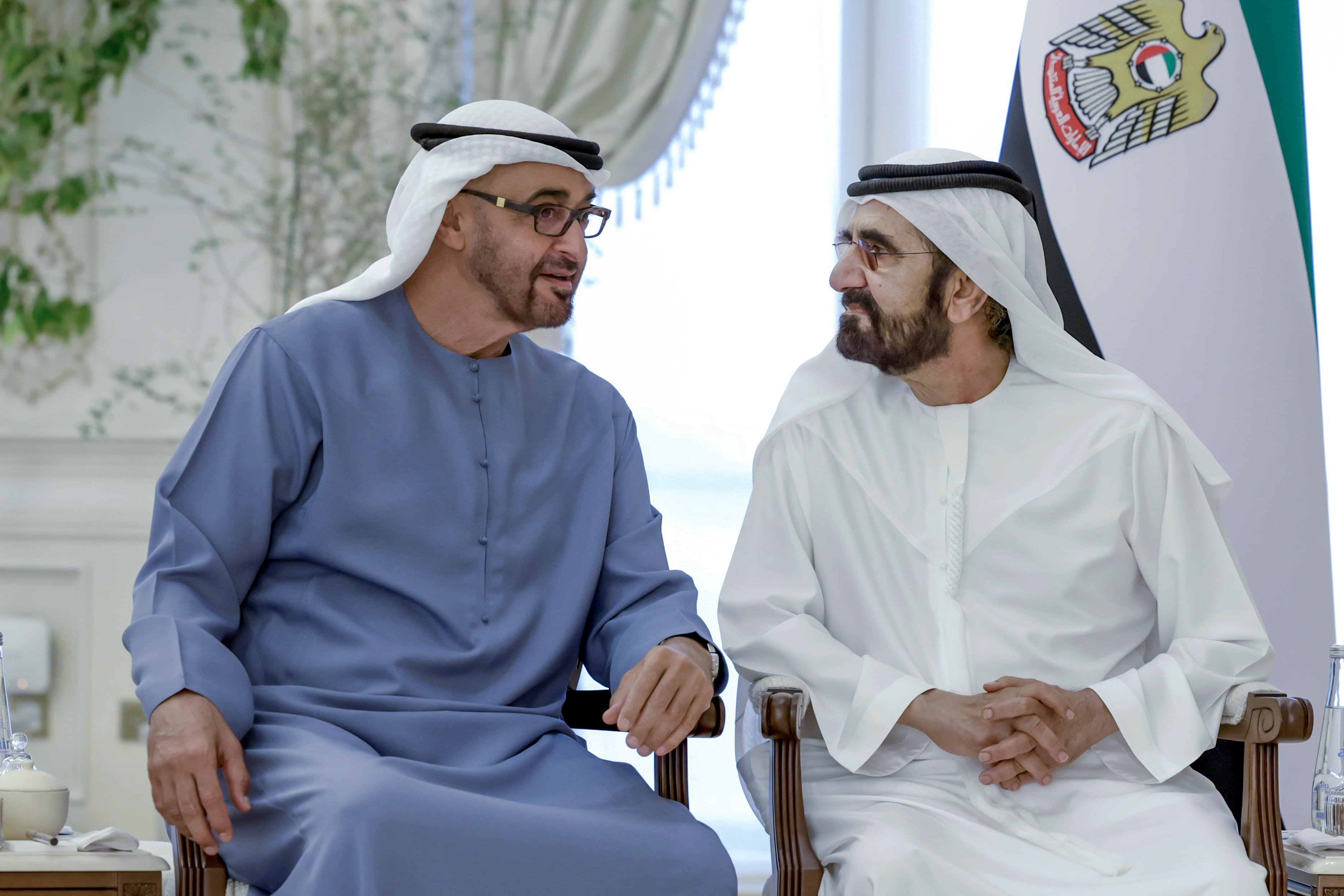 UAE President receives Mohammed bin Rashid Al Maktoum; Saud bin Saqr Al Qasimi