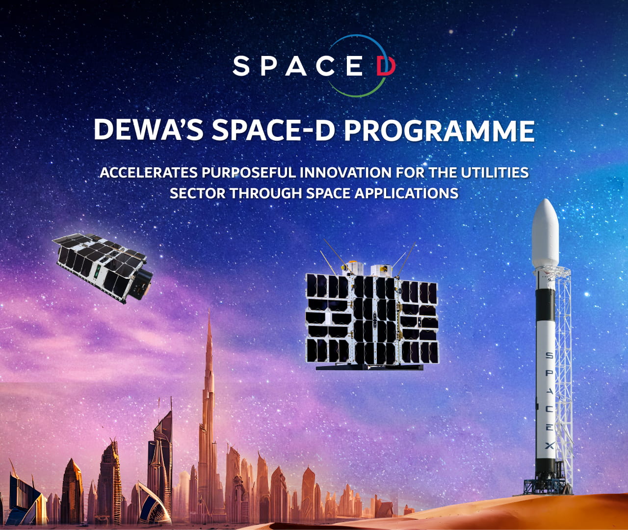 DEWA SAT-1, part of its Space-D programme, sends 2,690 MB of data related to its work to the ...
