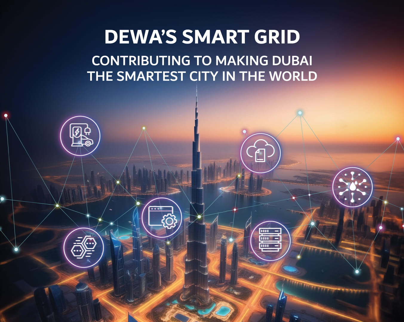 Electricity and water smart grid supports Dubai’s vision to become the ...