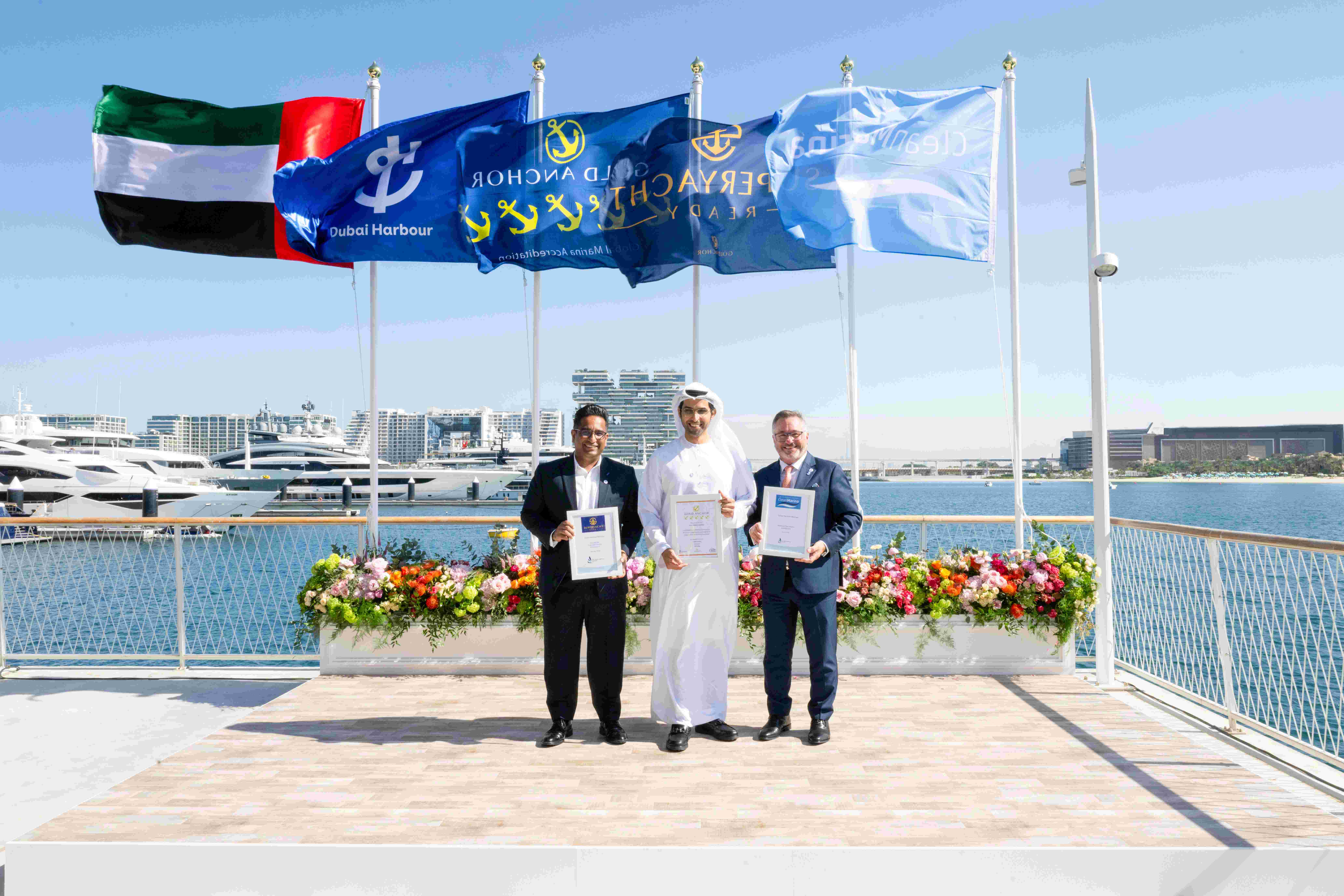 Dubai Harbour Marinas becomes first in the world to receive three ...