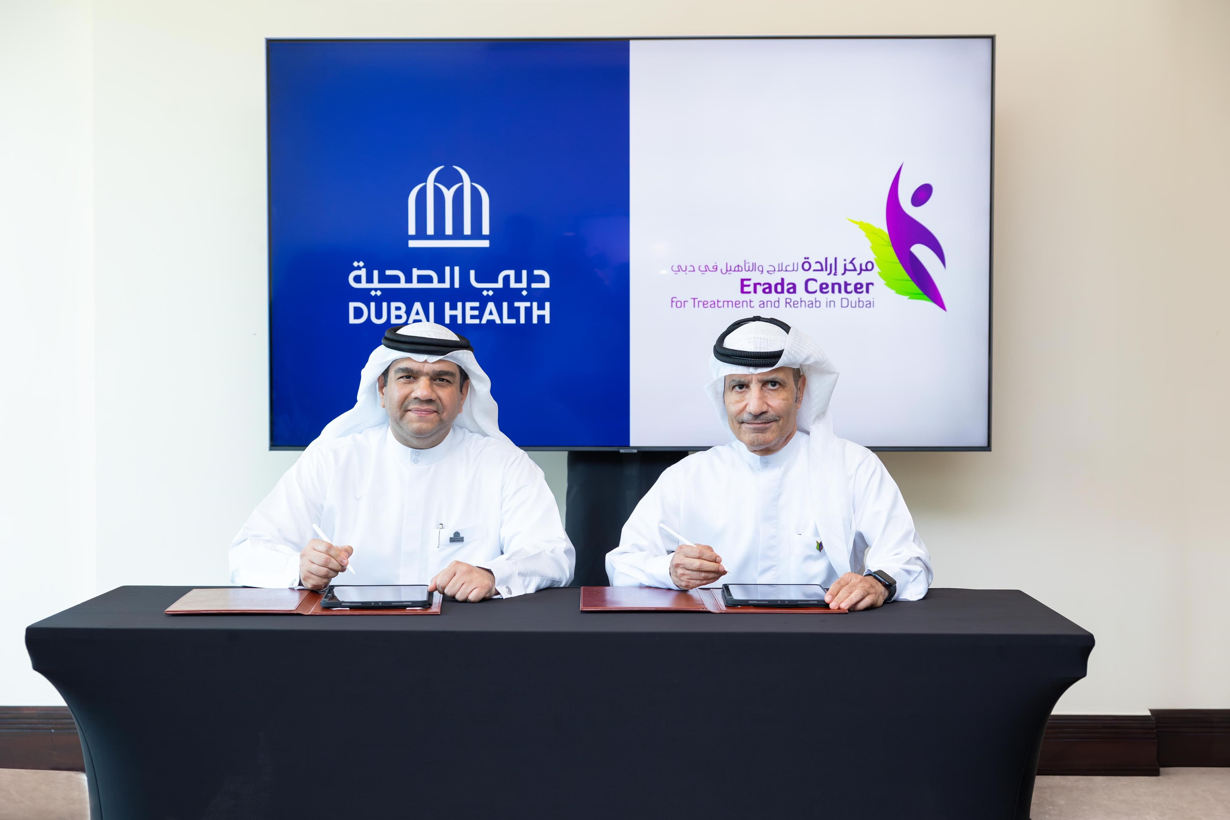 Dubai Health and Erada Centre for Treatment and Rehab sign strategic ...
