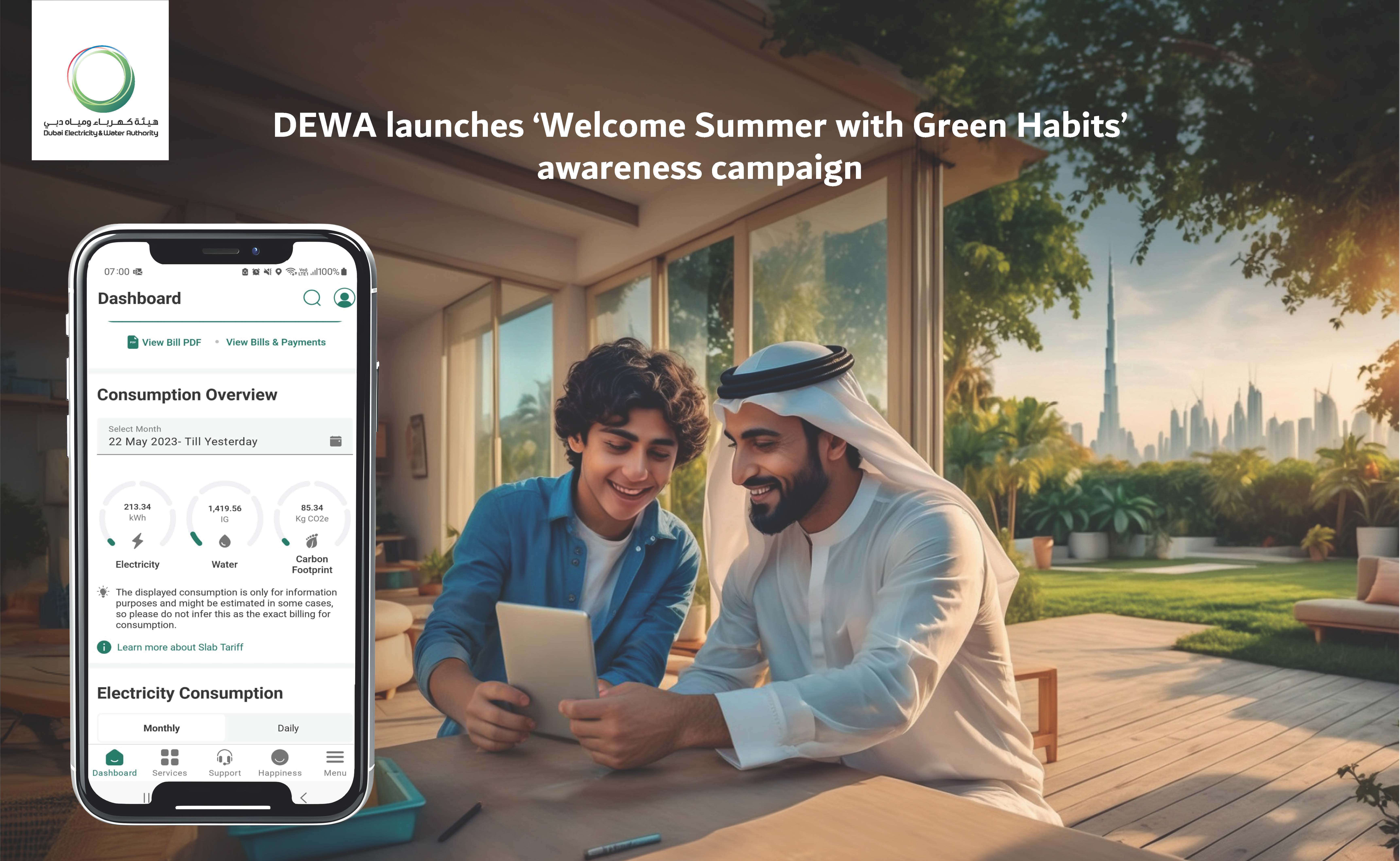 DEWA launches ‘Welcome Summer with Green Habits’ awareness campaign