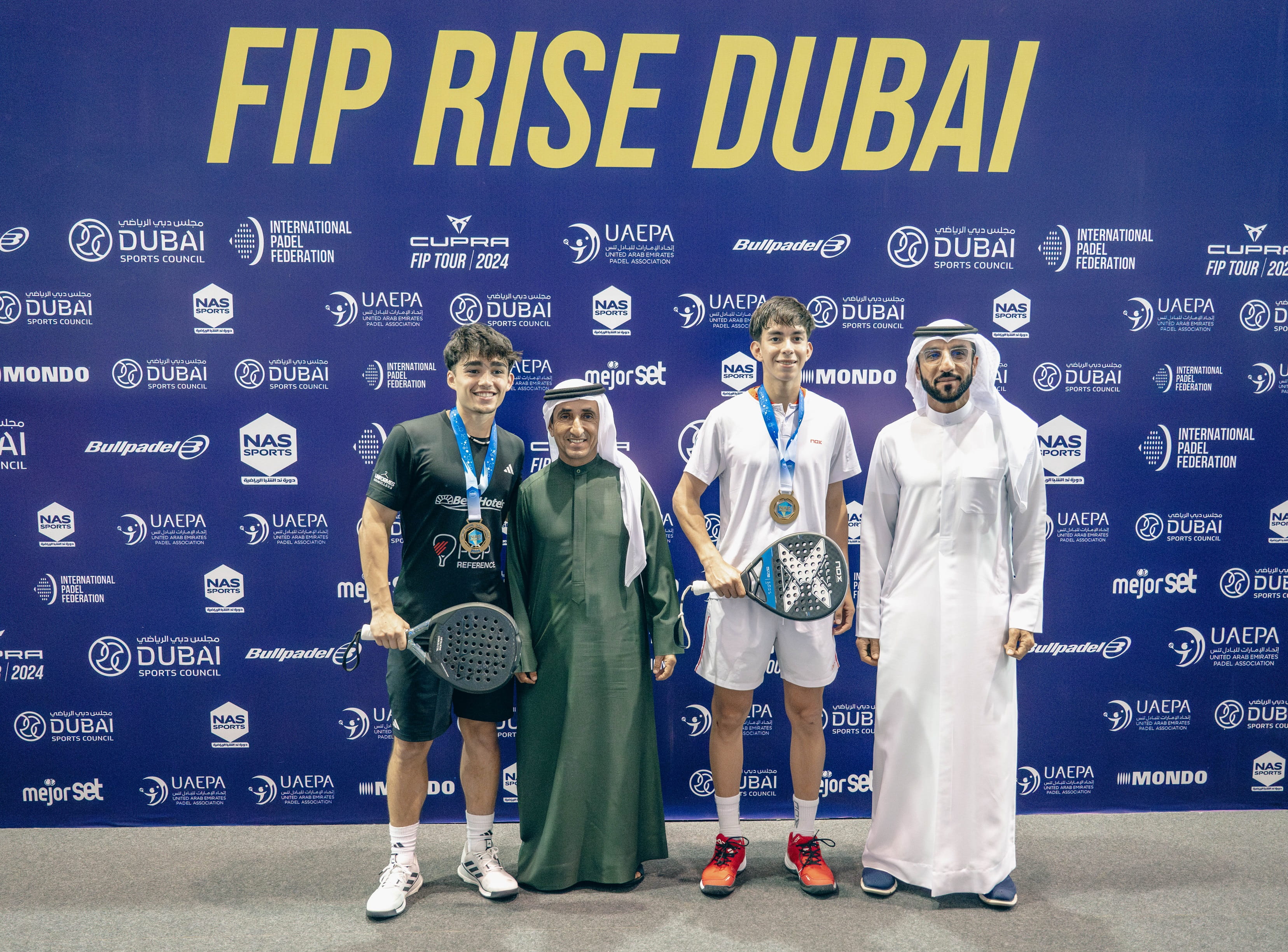 Spaniards dominate as Nad Al Sheba Sports Tournament Padel concludes