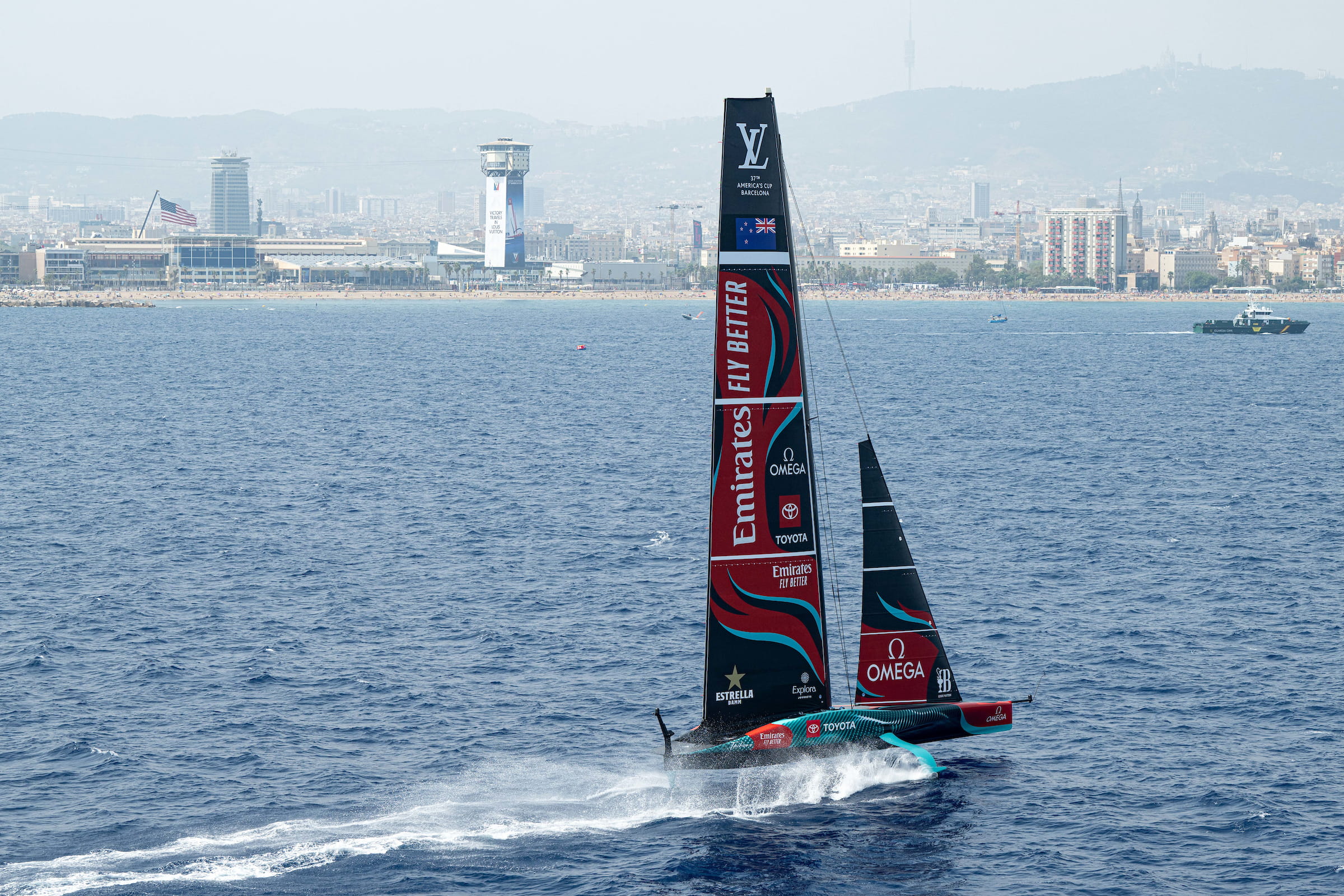 Emirates proudly transports the Americas Cup trophy from Auckland to ...