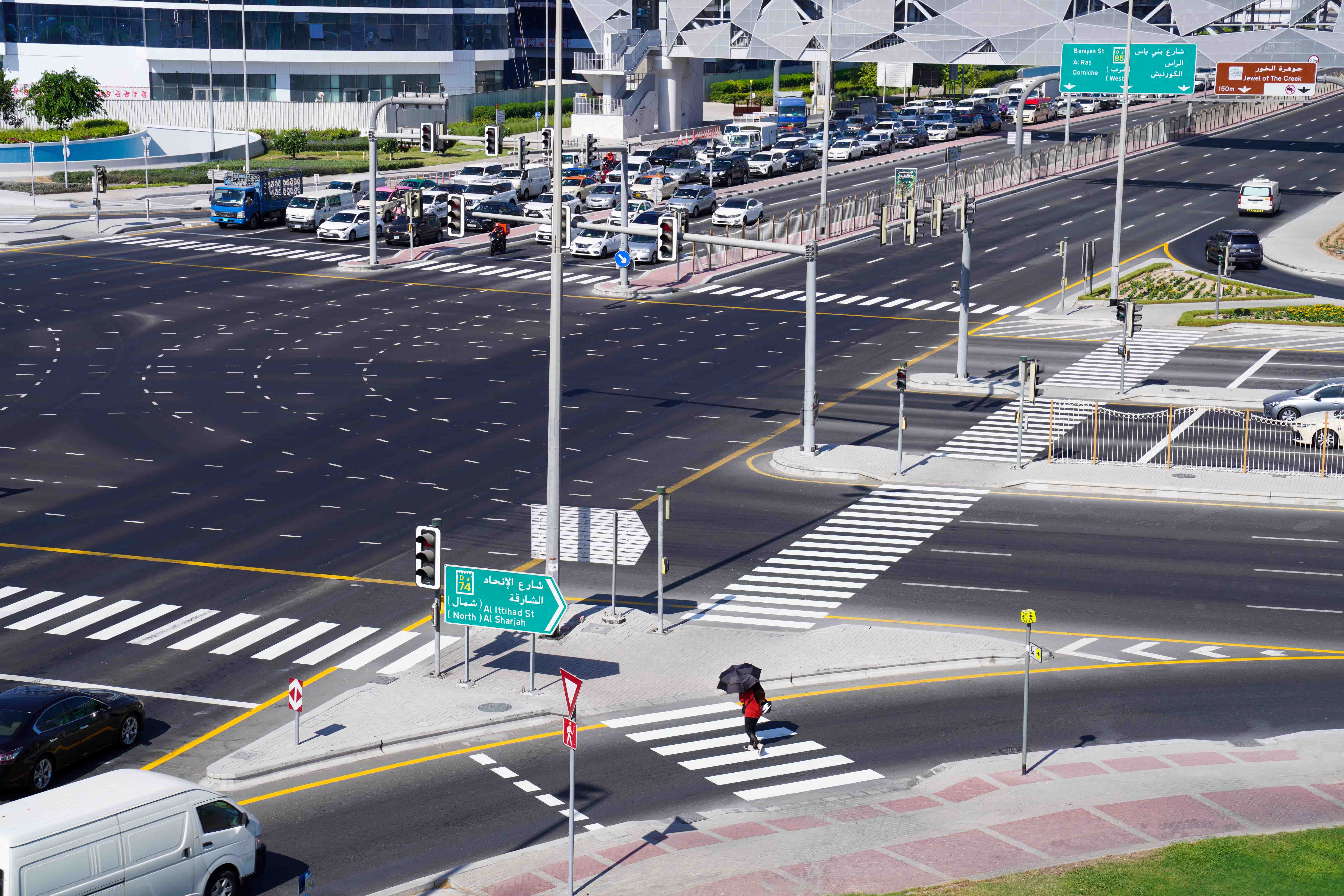RTA Completes Road Marking Enhancements in 25 Key Areas Across Dubai