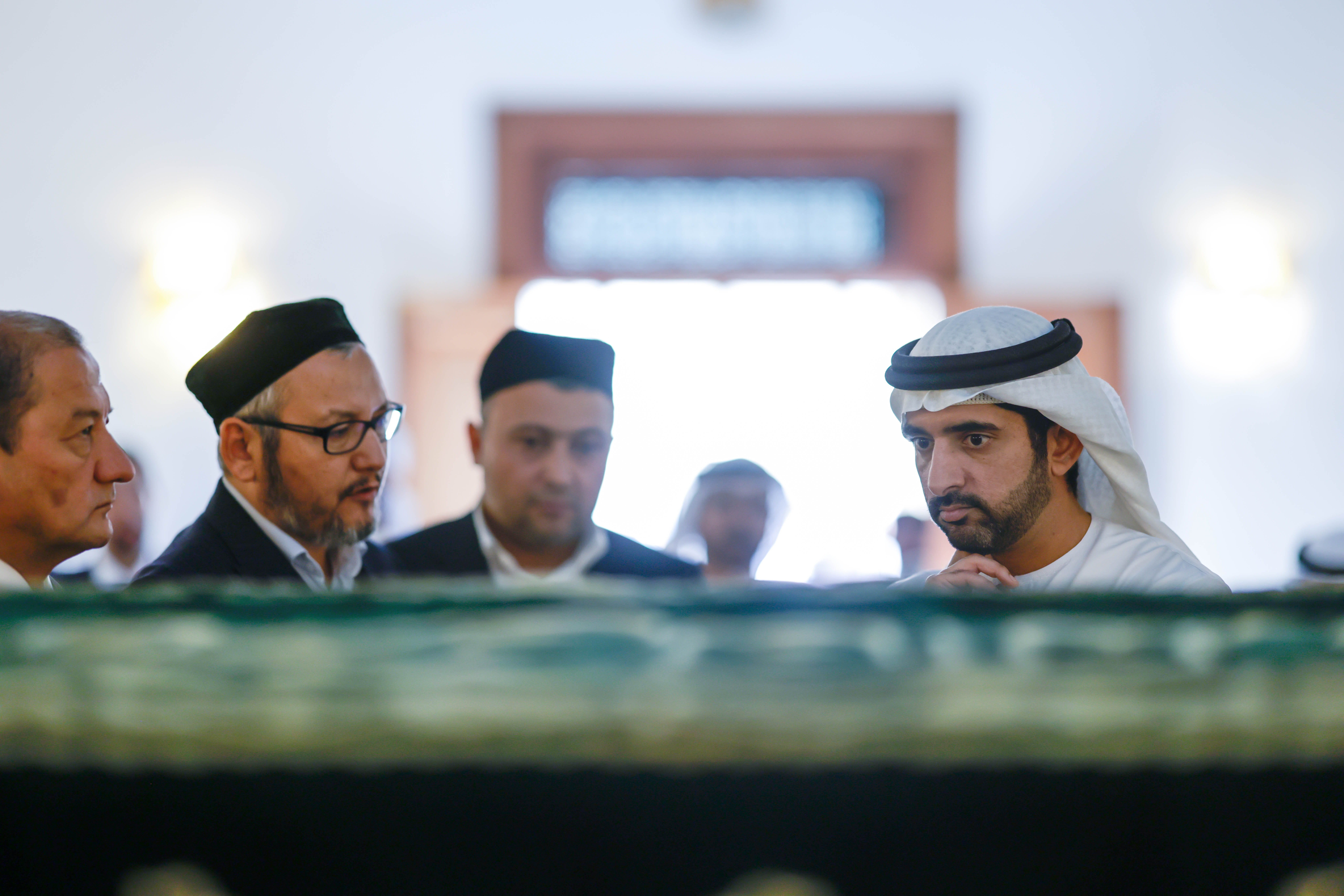 Hamdan bin Mohammed visits Hazrat Imam Mosque in Uzbekistan
