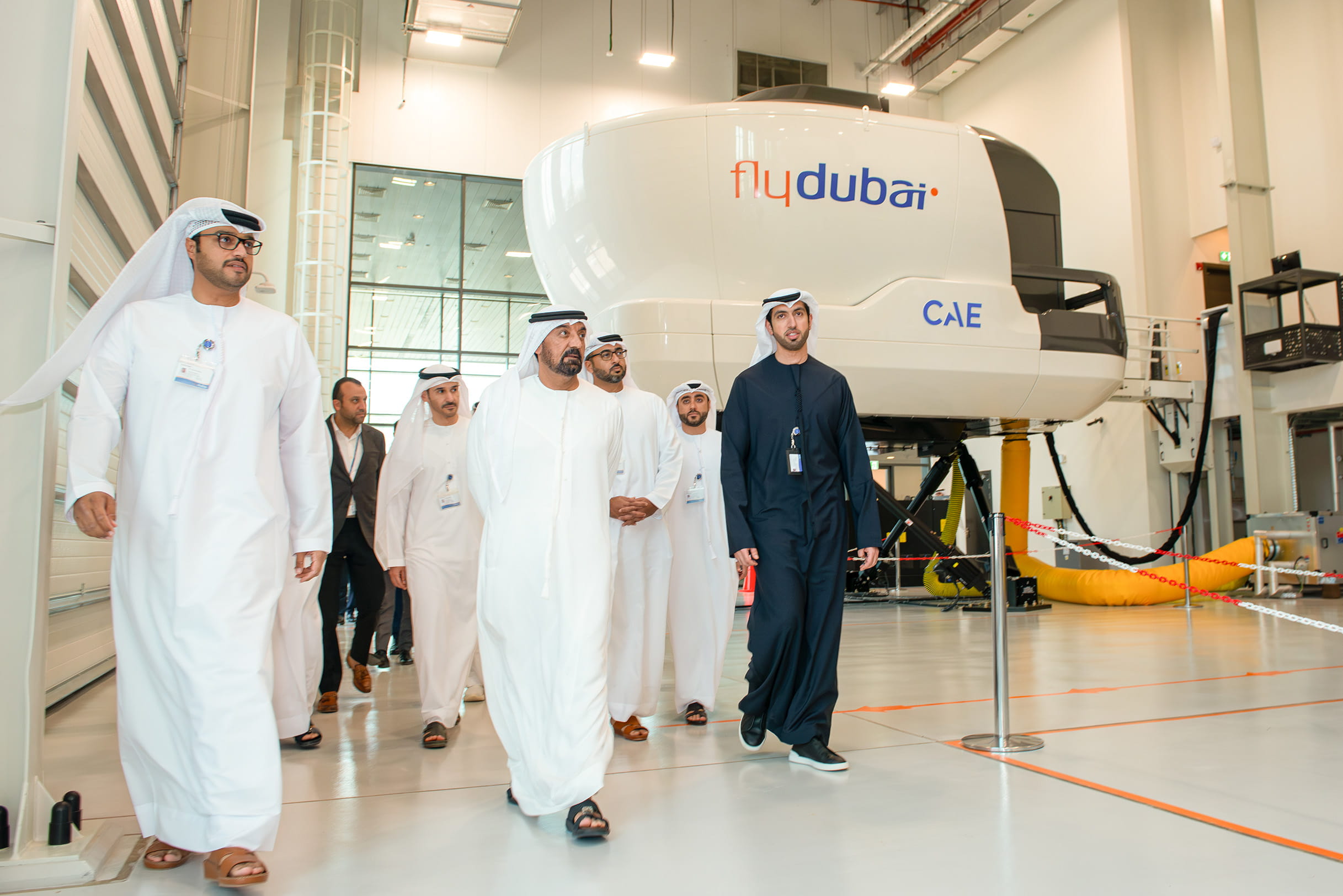H.H. Sheikh Ahmed bin Saeed Al Maktoum visits flydubai’s new Flight ...