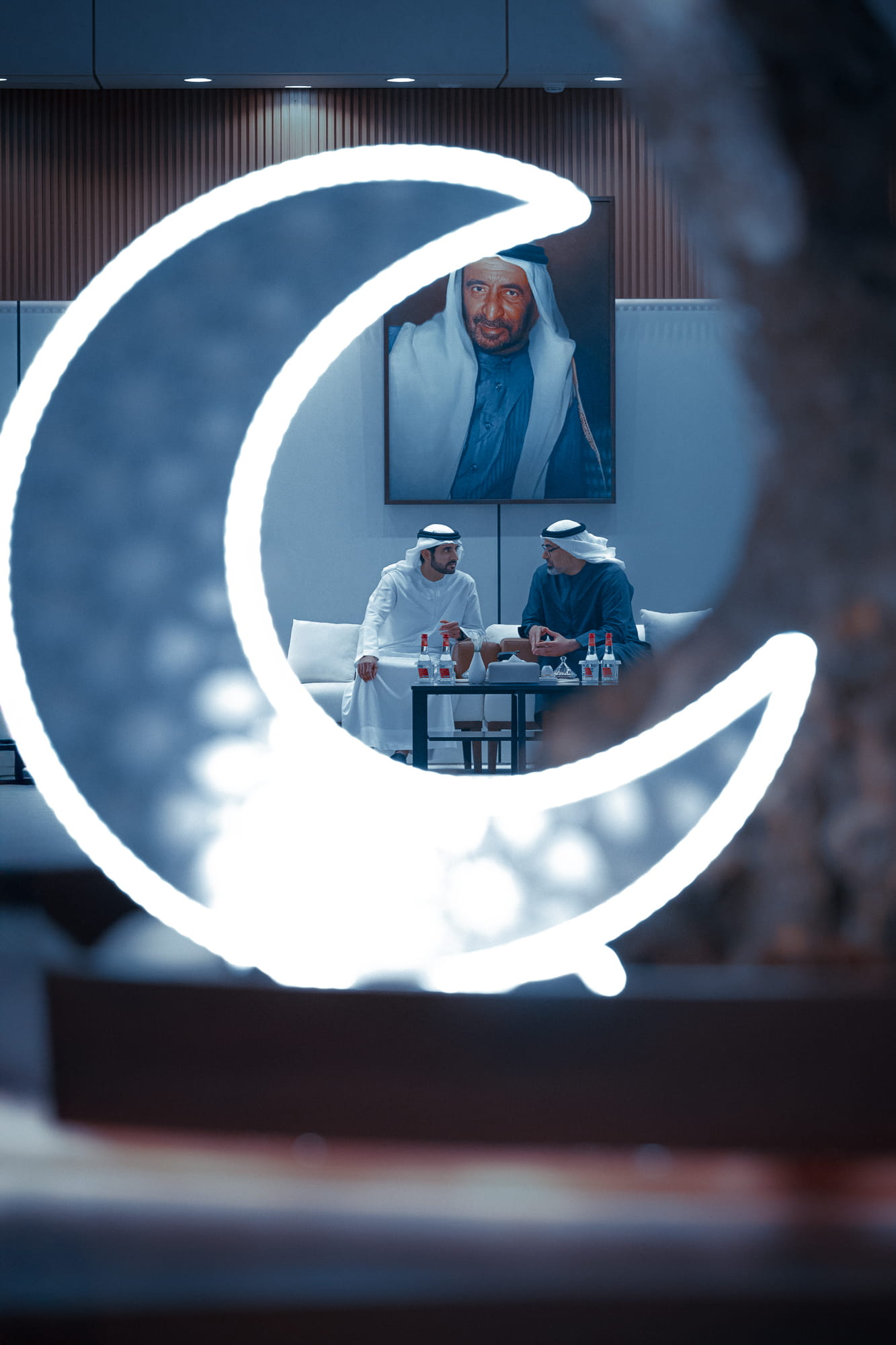 Crown Prince of Abu Dhabi, Crown Prince of Dubai meet over Iftar banquet