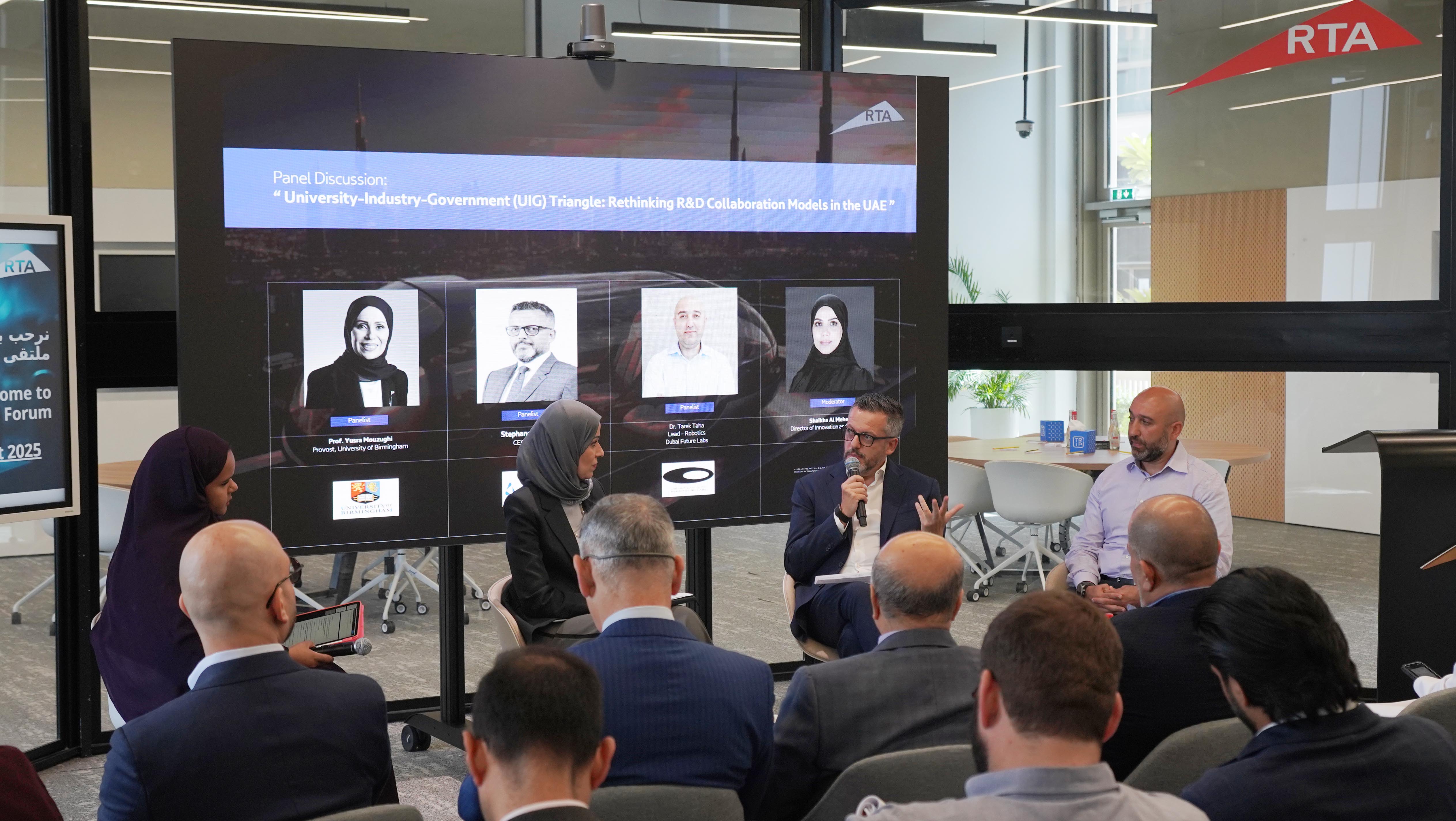 RTA Hosts Research and Development Forum to Attract Strategic Research ...