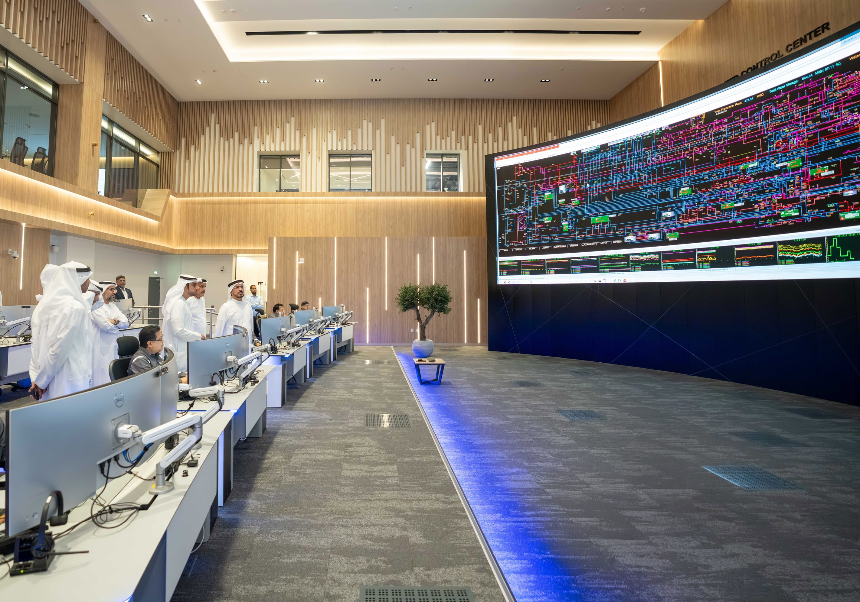HE Saeed Mohammed Al Tayer visits DEWA’s advanced Water Control Centre ...