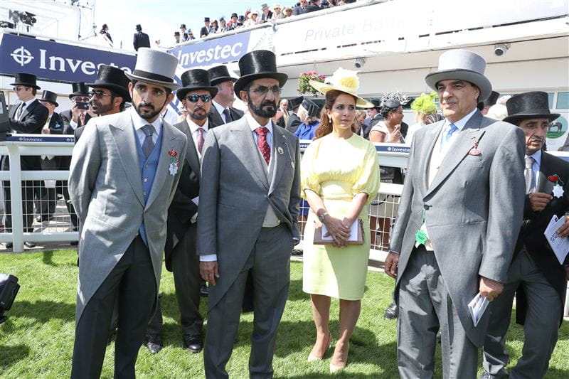 Mohammed bin Rashid meets Queen Elizabeth II at Epsom